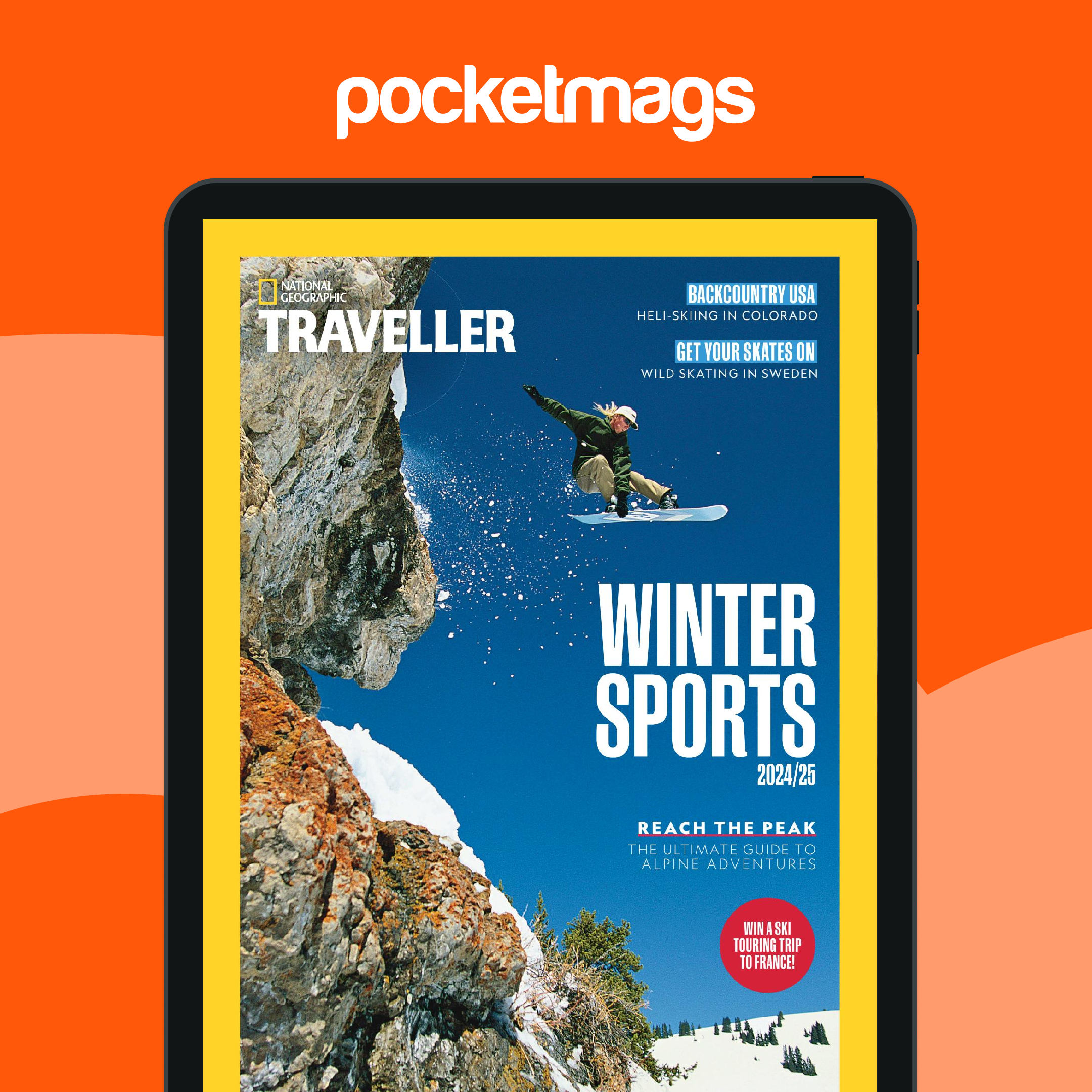 National Geographic Traveller UK Magazine - Winter Sports 2024 Back Issue