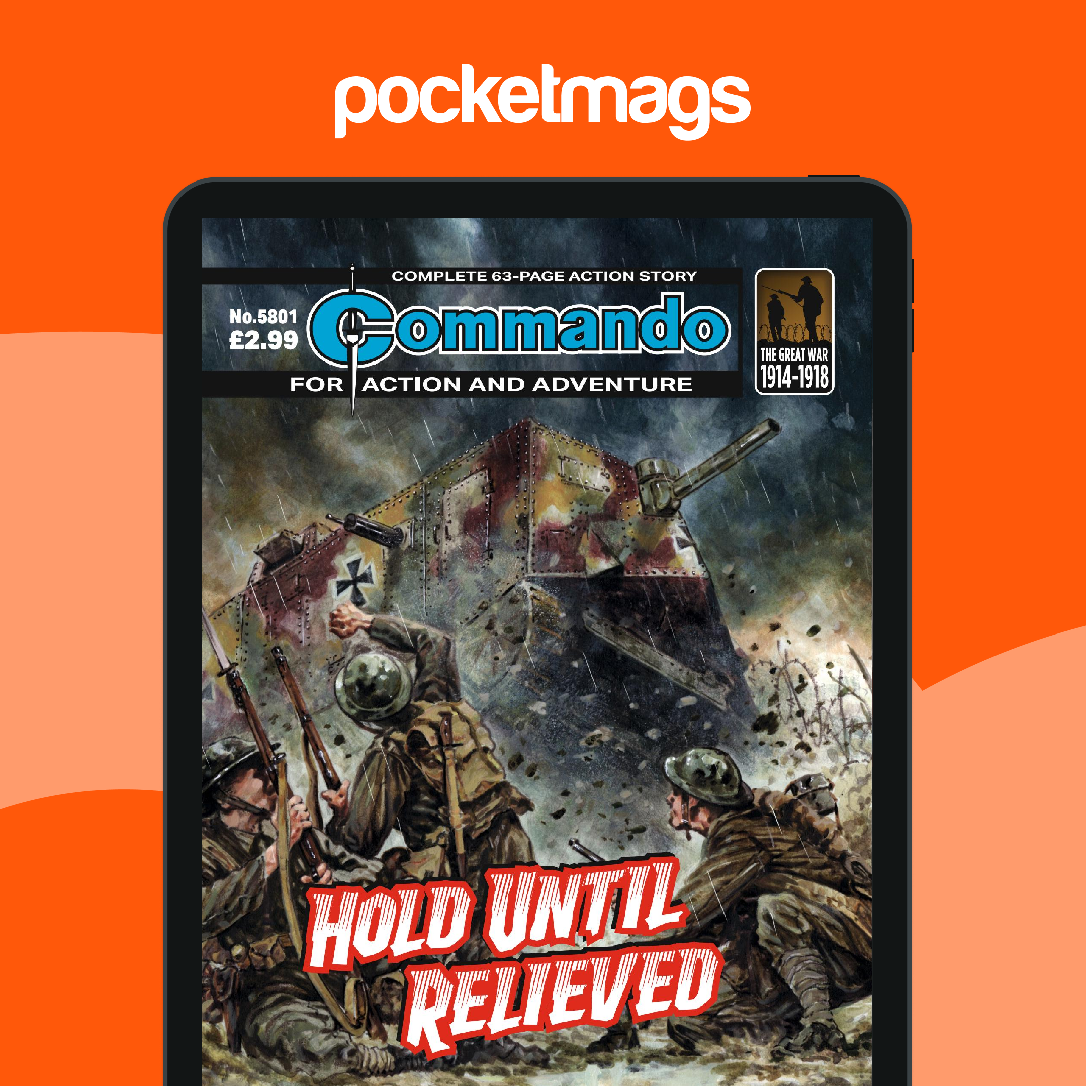 Commando Magazine - 5801 Back Issue