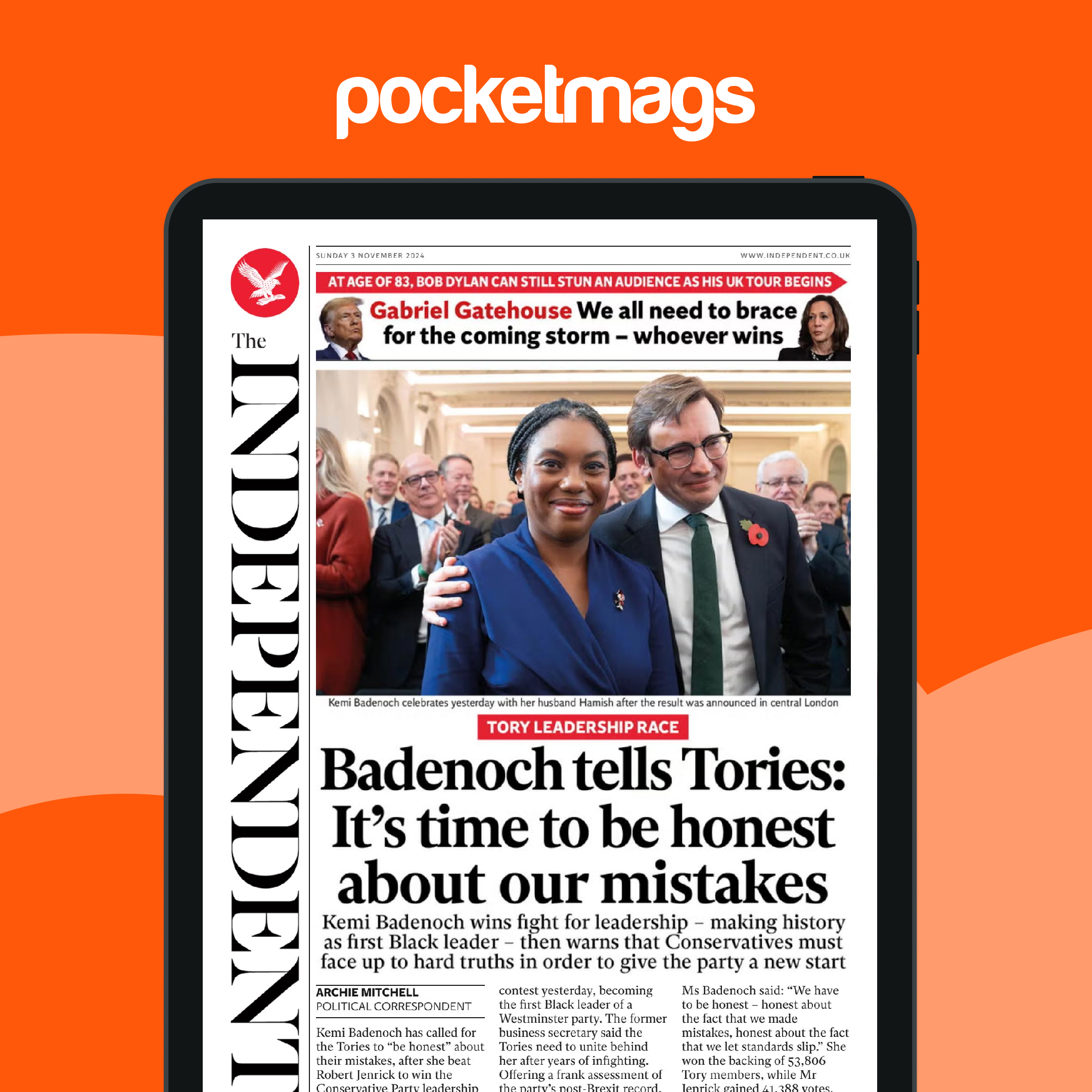 The Independent Daily Edition Newspaper - Sunday, 03 November 2024 Back ...
