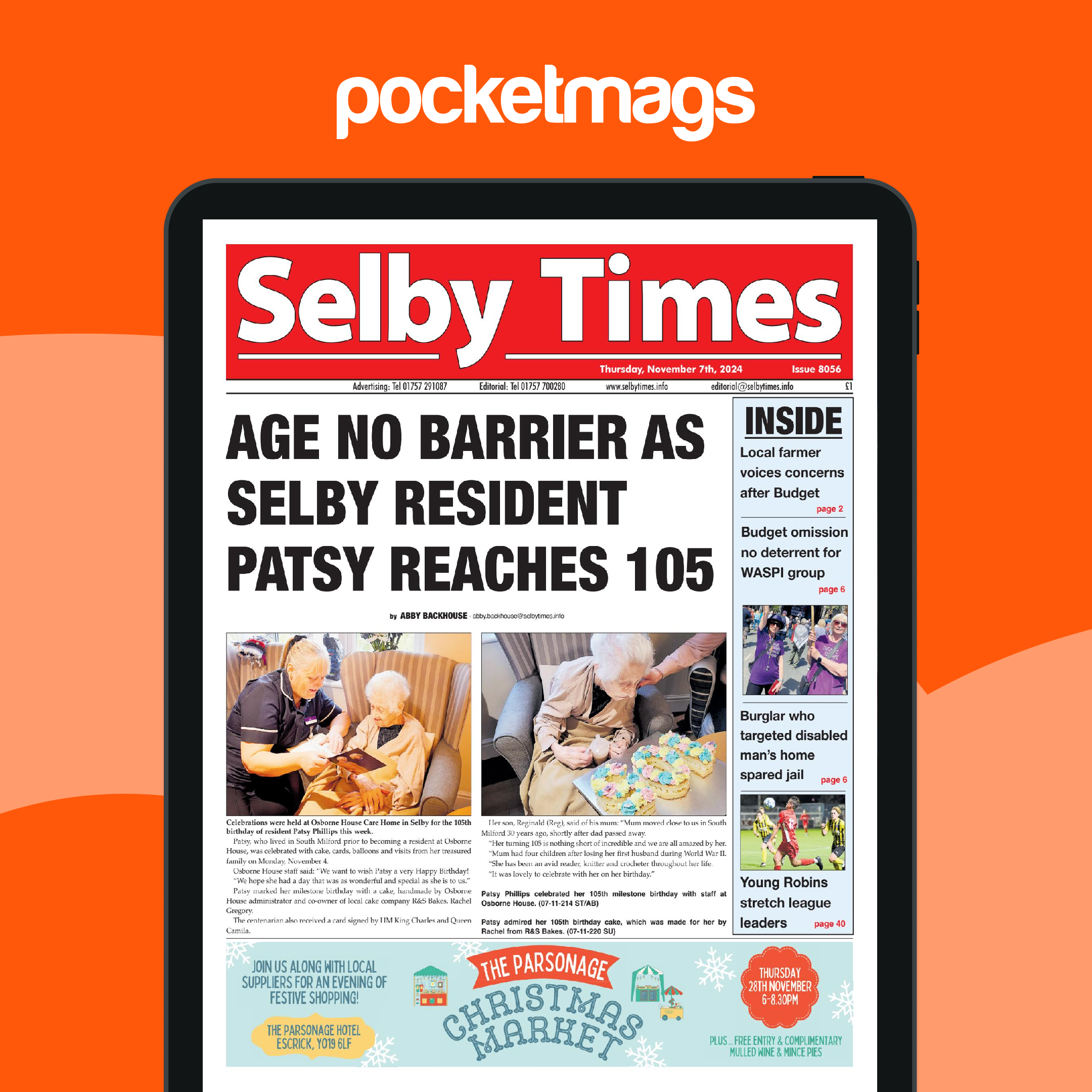 Selby Times Magazine - November 7th 2024 Back Issue