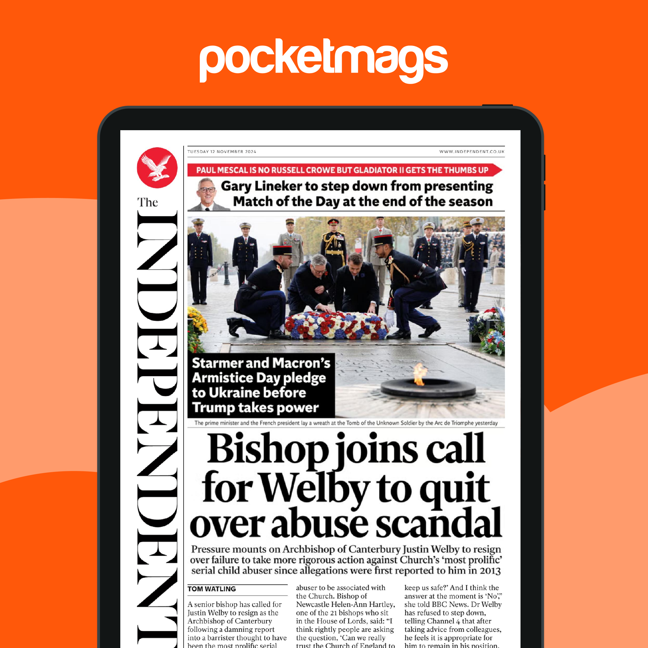 The Independent Daily Edition Newspaper - Tuesday, 12 November 2024 ...