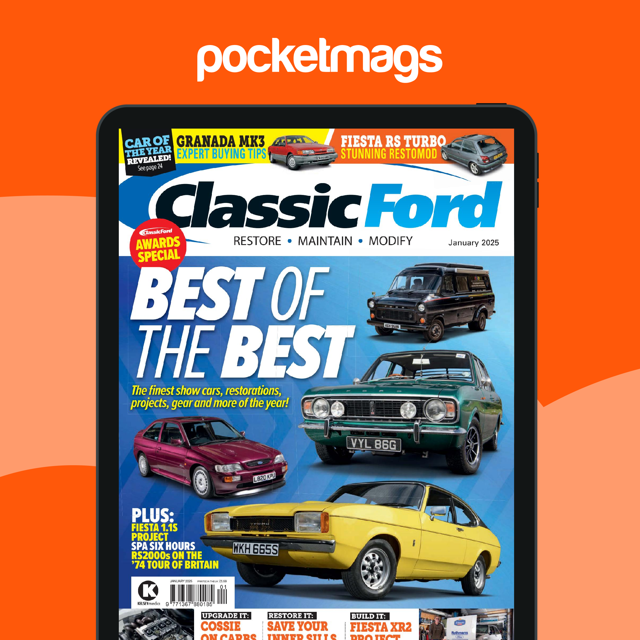 Classic Ford Magazine Subscriptions and Jan-25 Issue
