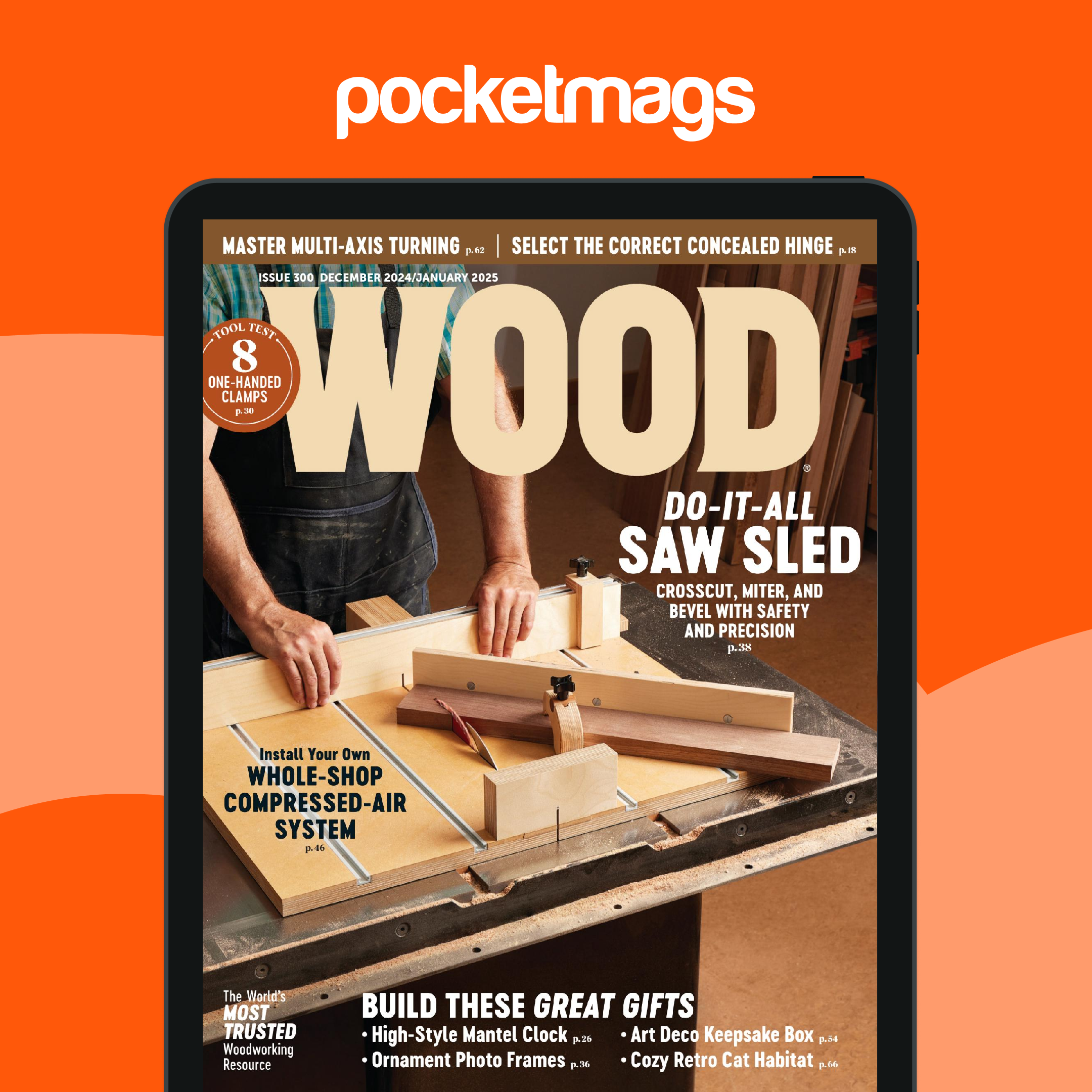 Wood Magazine - Dec 2024 - Jan 2025 Back Issue