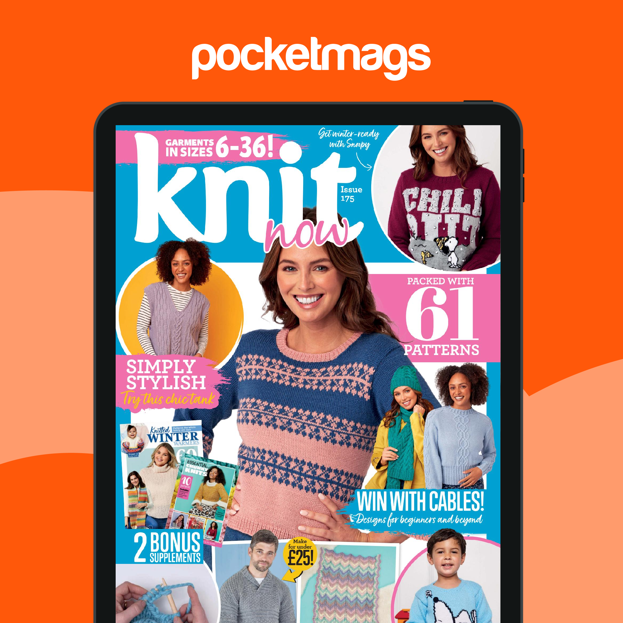 Knit Now Magazine Subscriptions and Issue 175 Issue