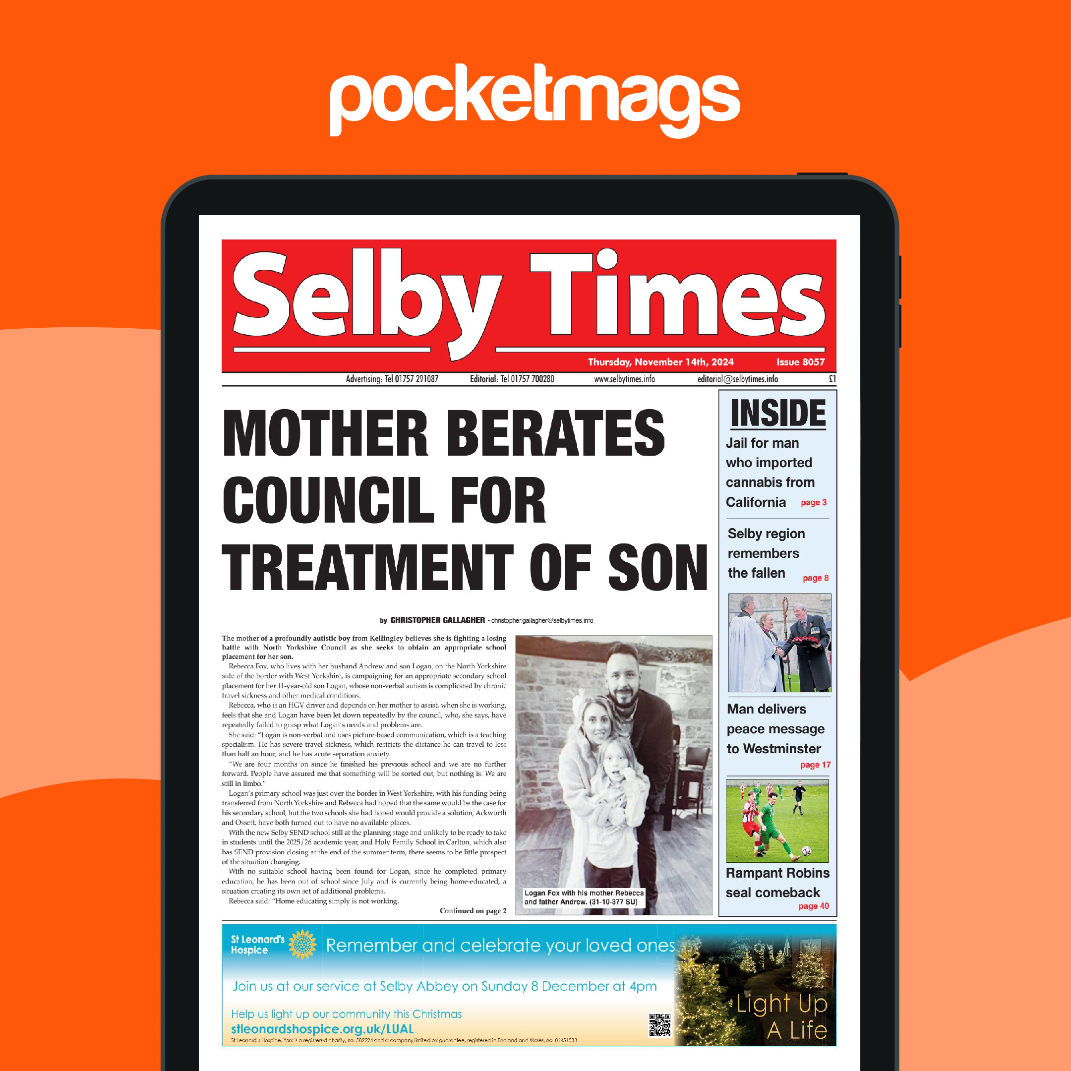 Selby Times Magazine - November 14th 2024 Back Issue