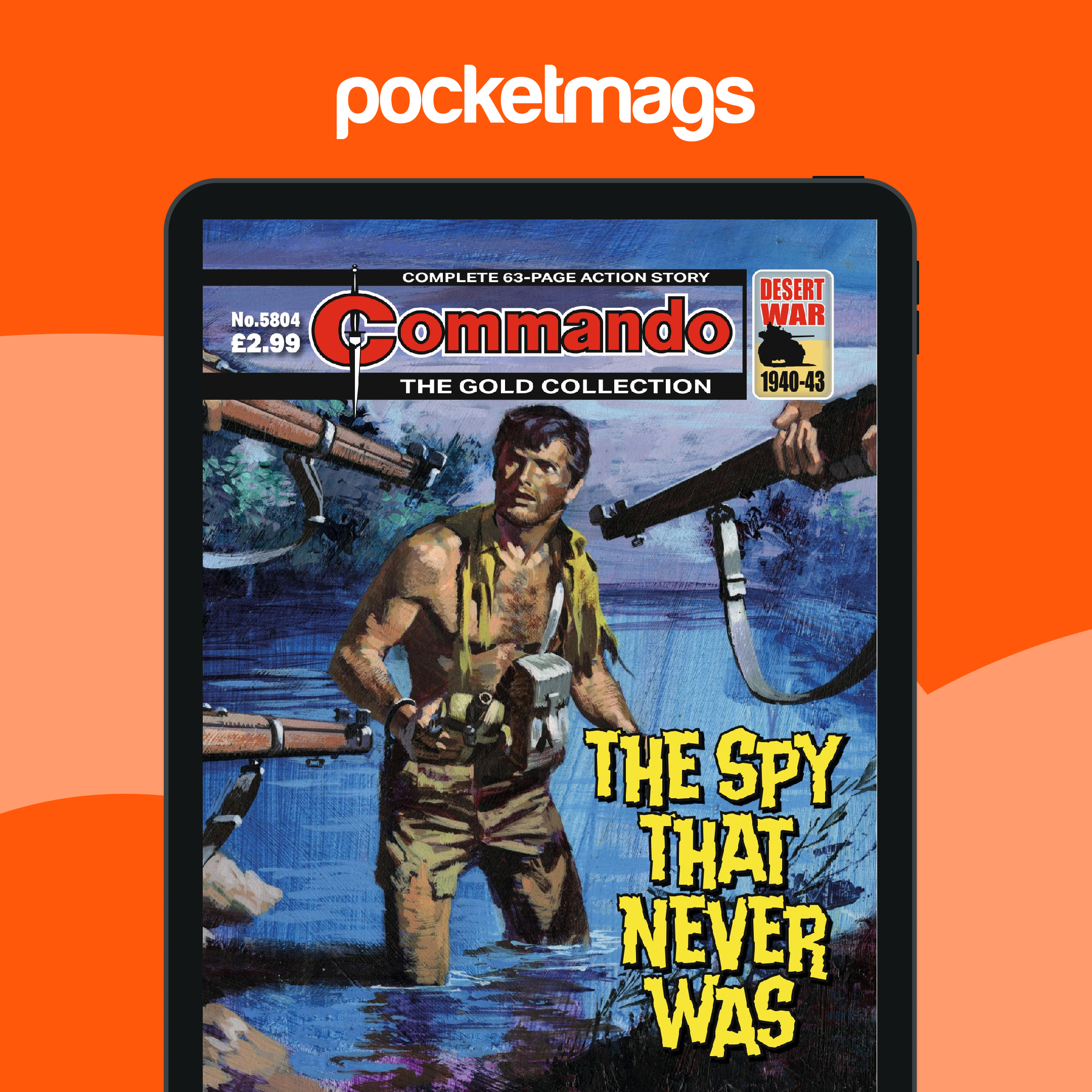 Commando Magazine - 5804 Back Issue