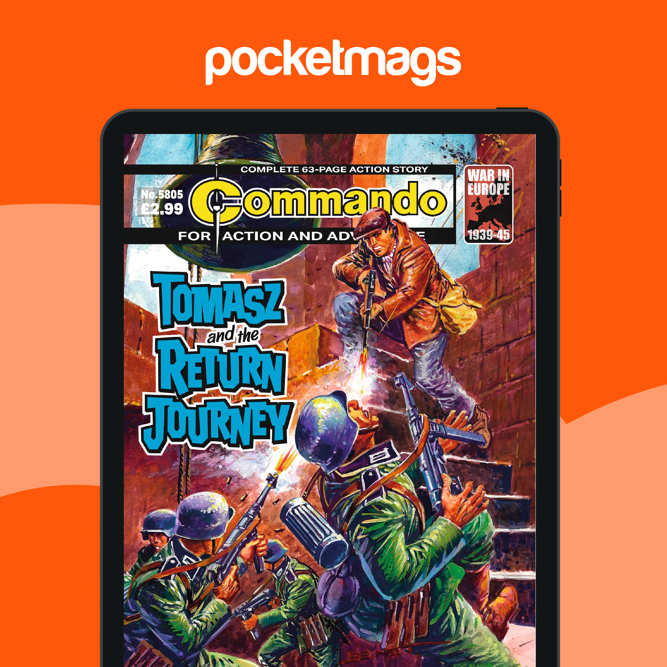 Commando Magazine - 5805 Back Issue