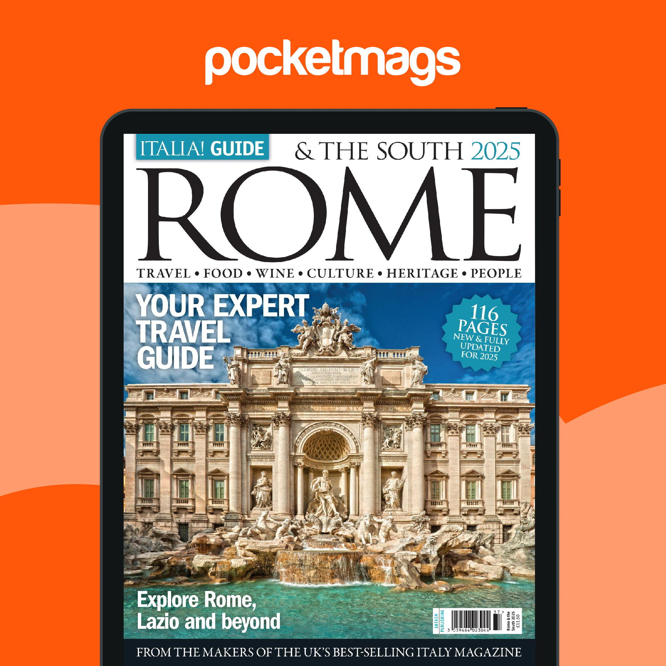 Italia! Guide Magazine - Rome & The South 2025 Back Issue