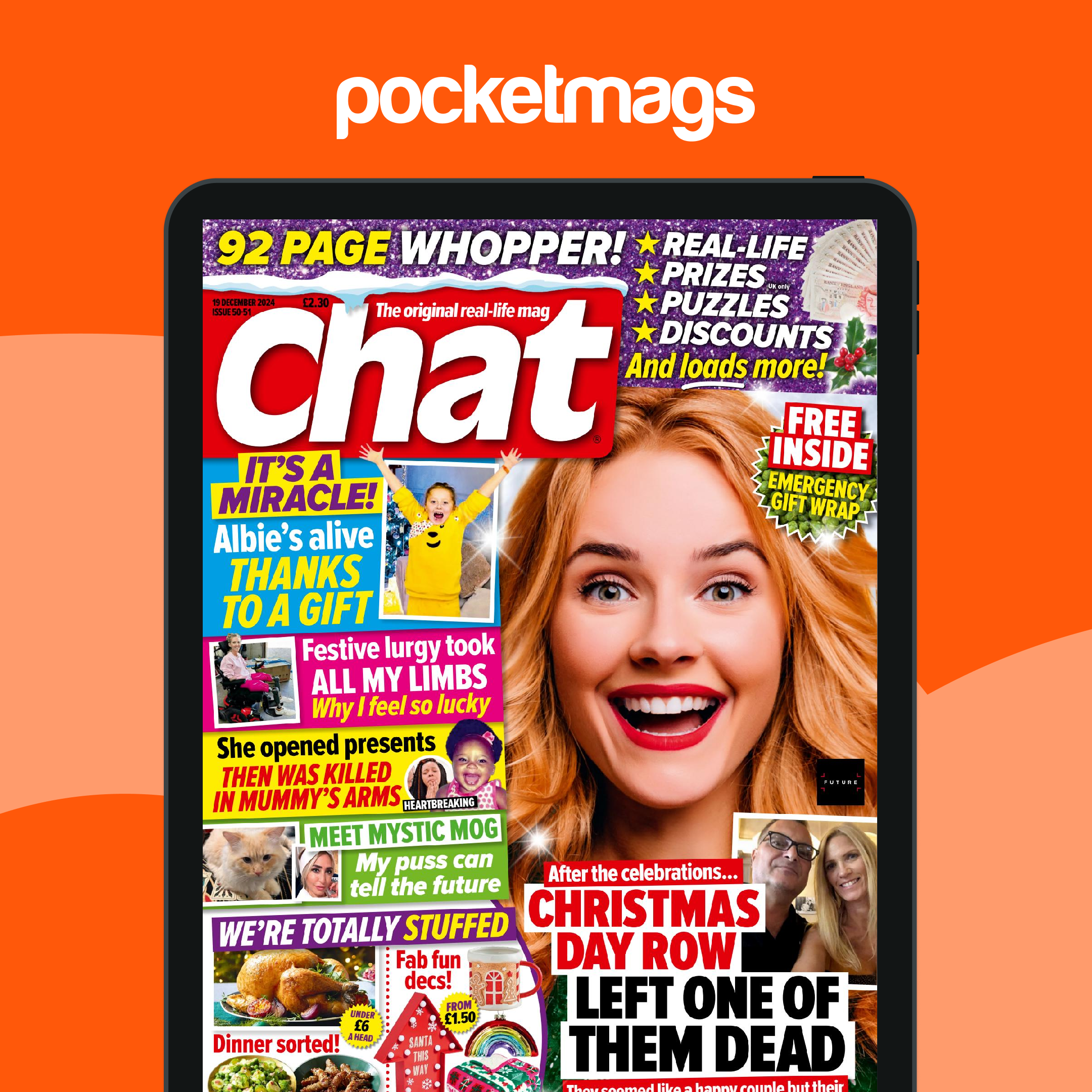 Chat Magazine Subscriptions and 19 Dec 2024 (Double Iss.) Issue