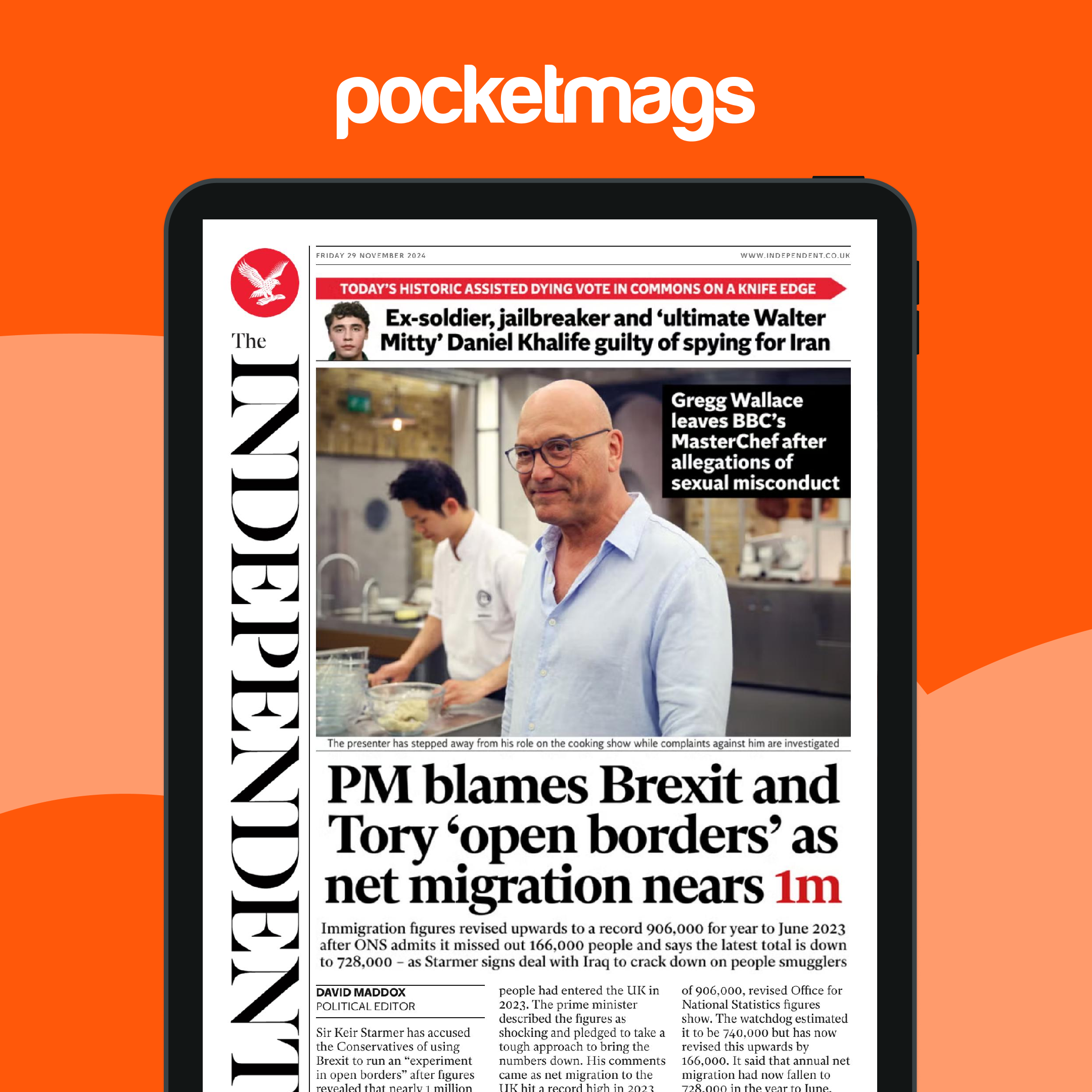 The Independent Daily Edition Newspaper - Friday, 29 November 2024 ...