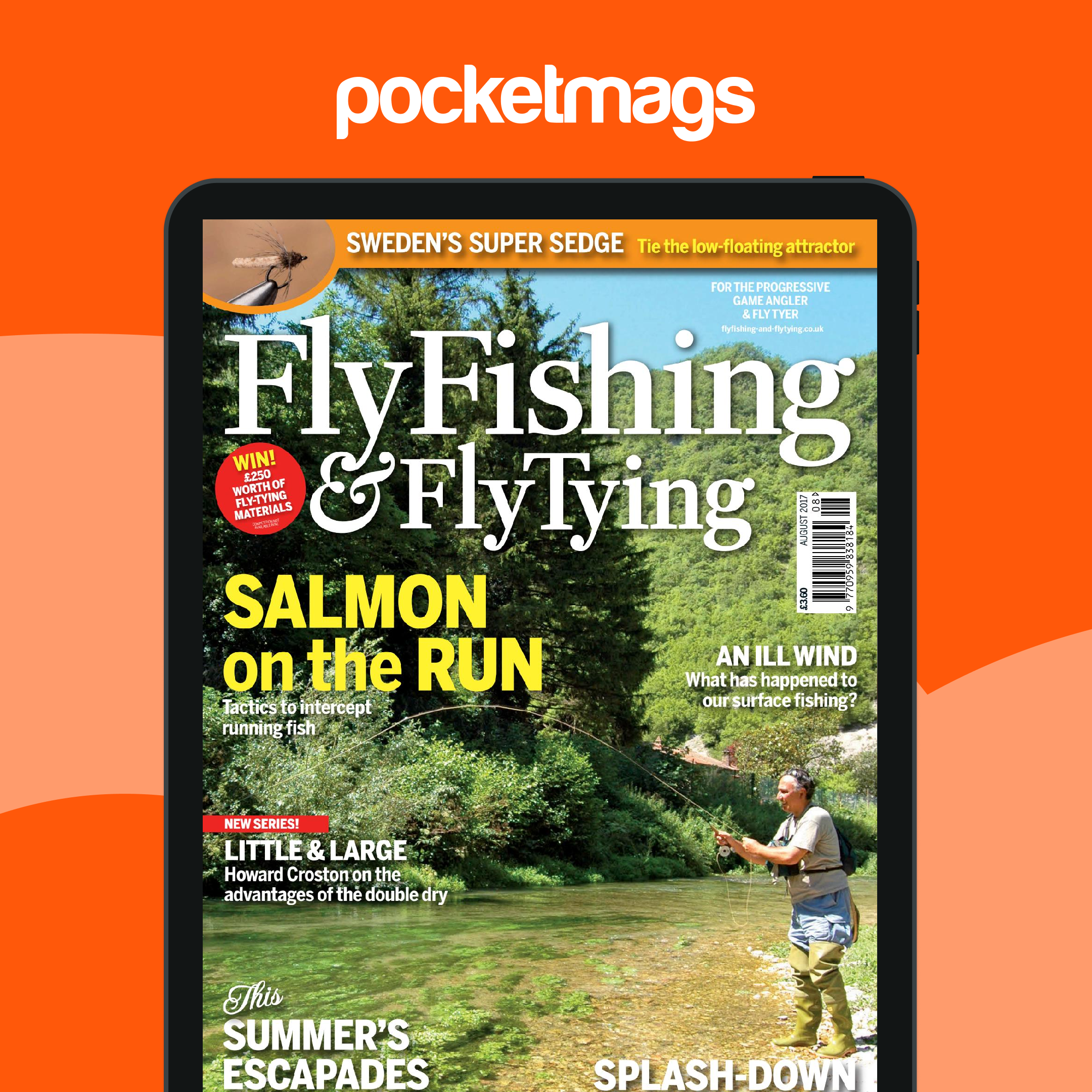 Fly Fishing and Fly Tying Magazine - August 2017 Back Issue