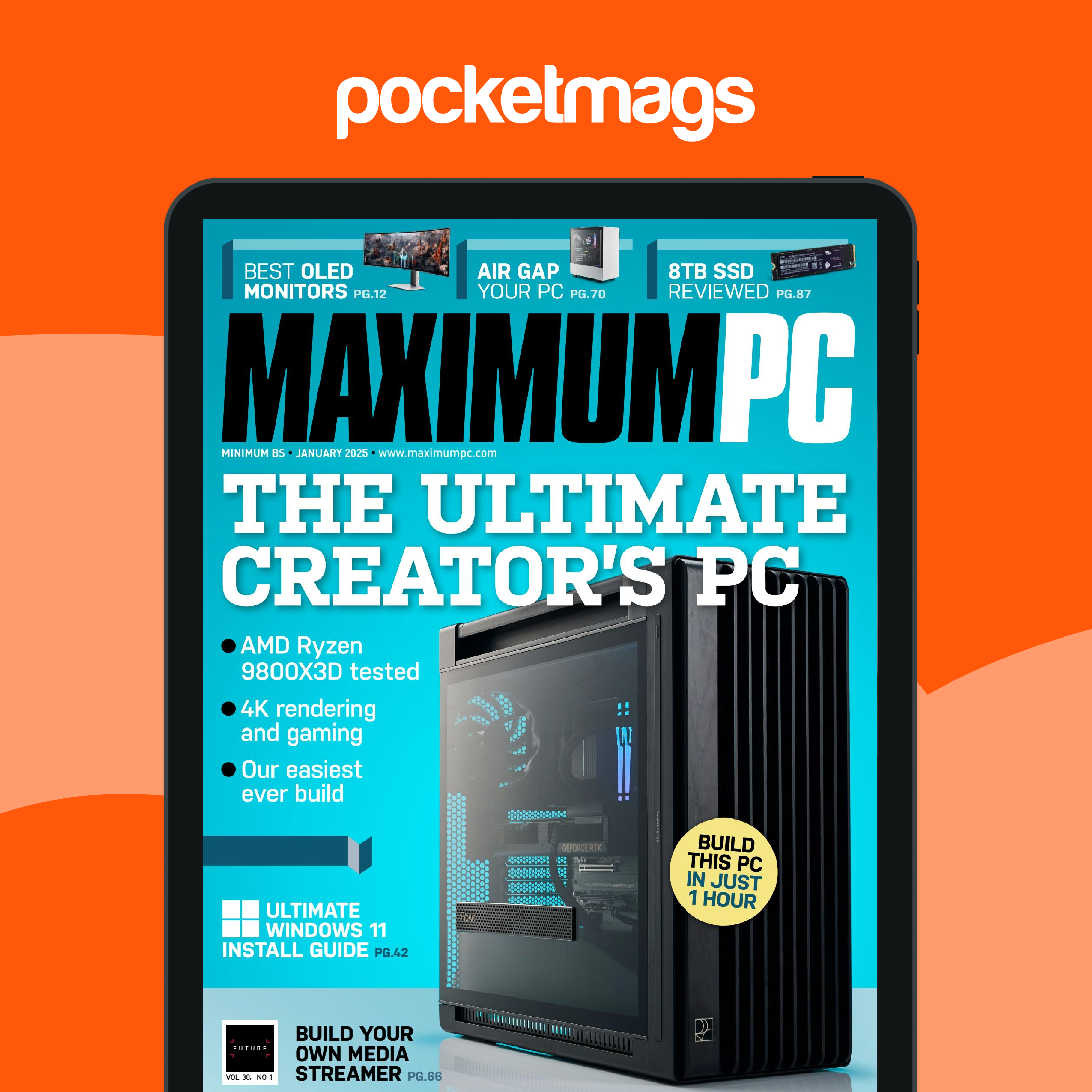 Maximum PC Magazine Subscriptions and January 2025 Issue
