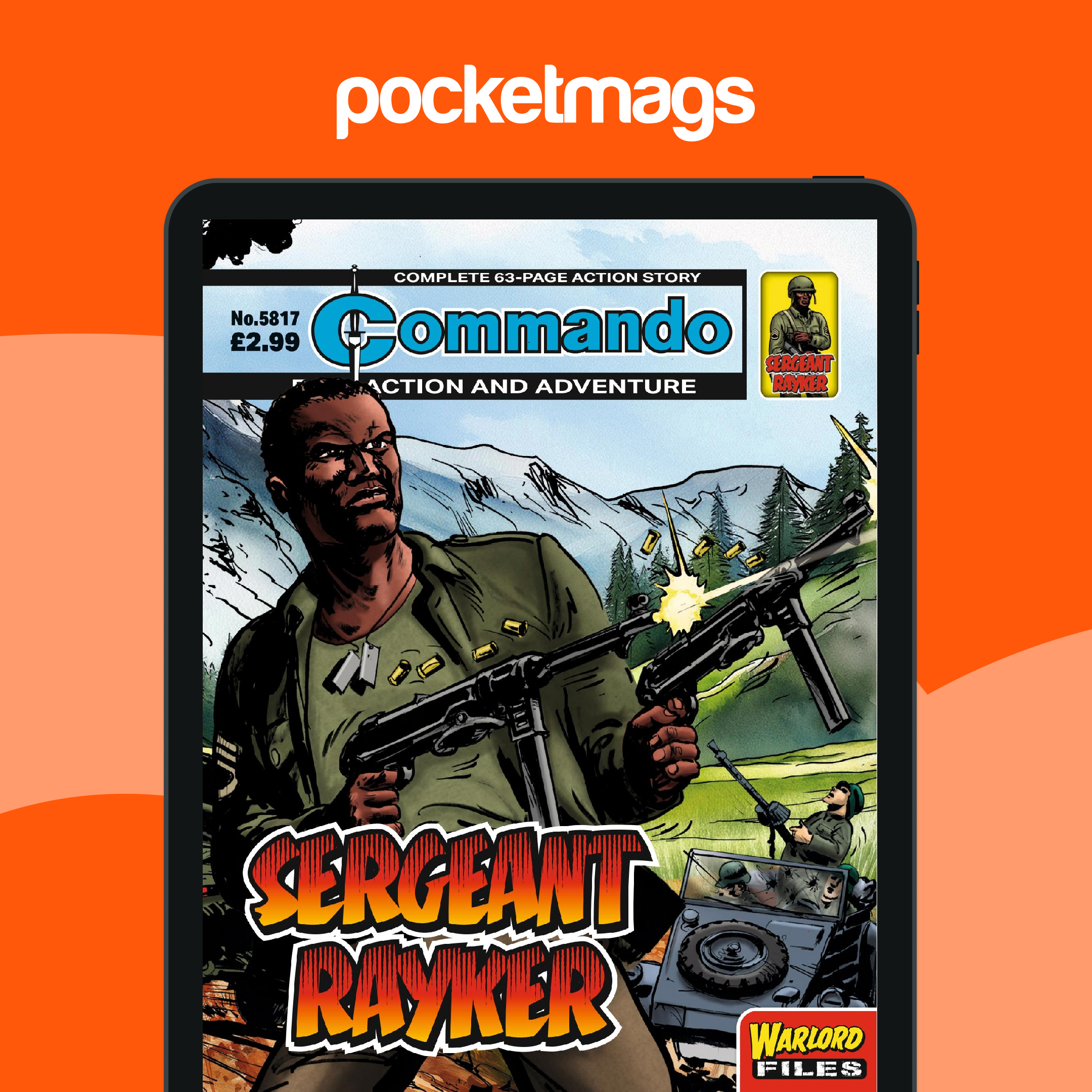 Commando Magazine - 5817 Back Issue