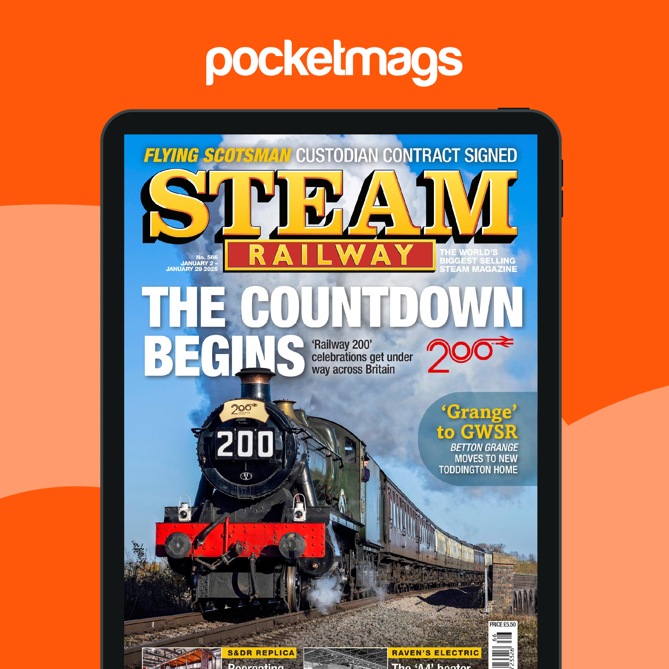 Steam Railway Magazine - 566 Back Issue
