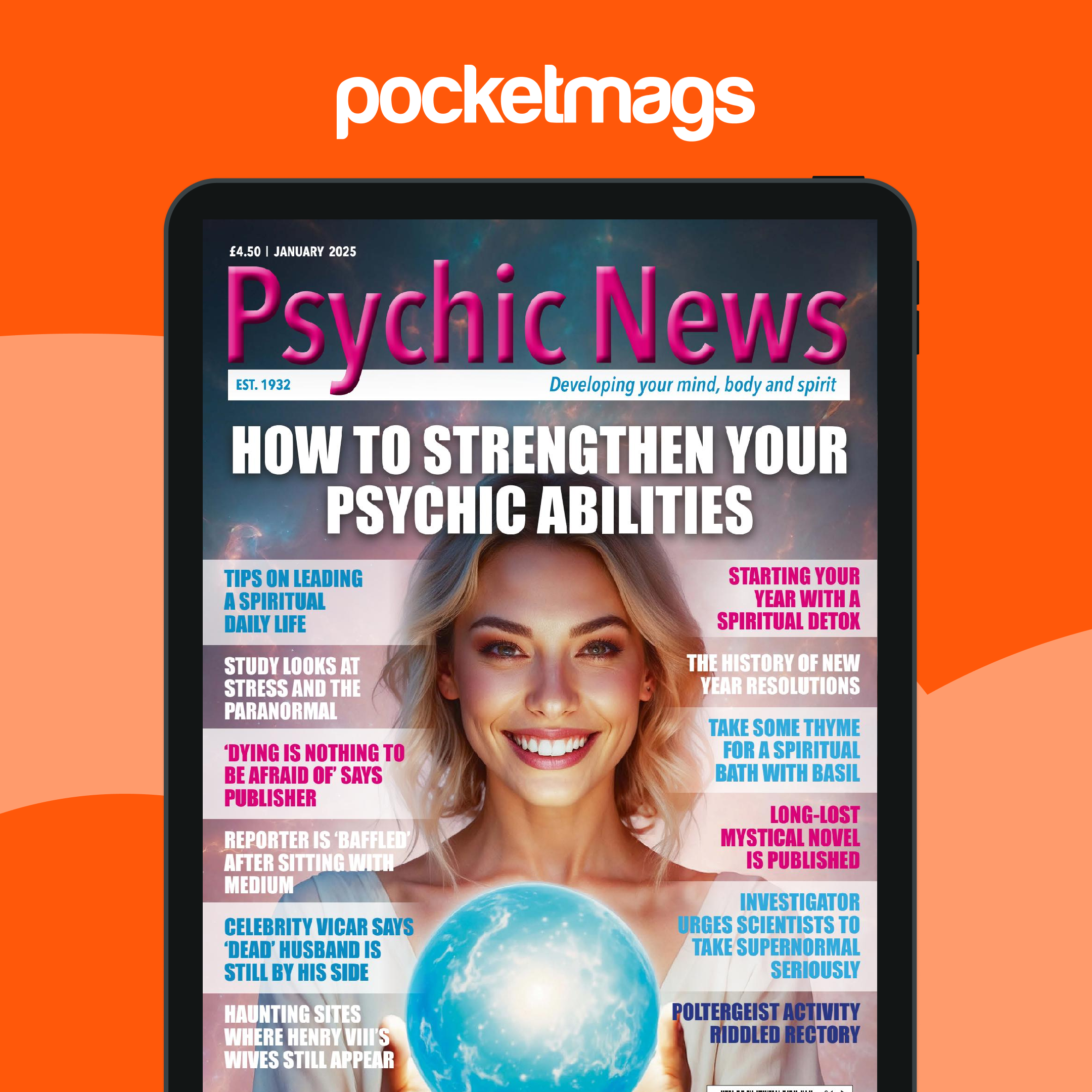 Psychic News Magazine - January 2025 Zurück Ausgabe