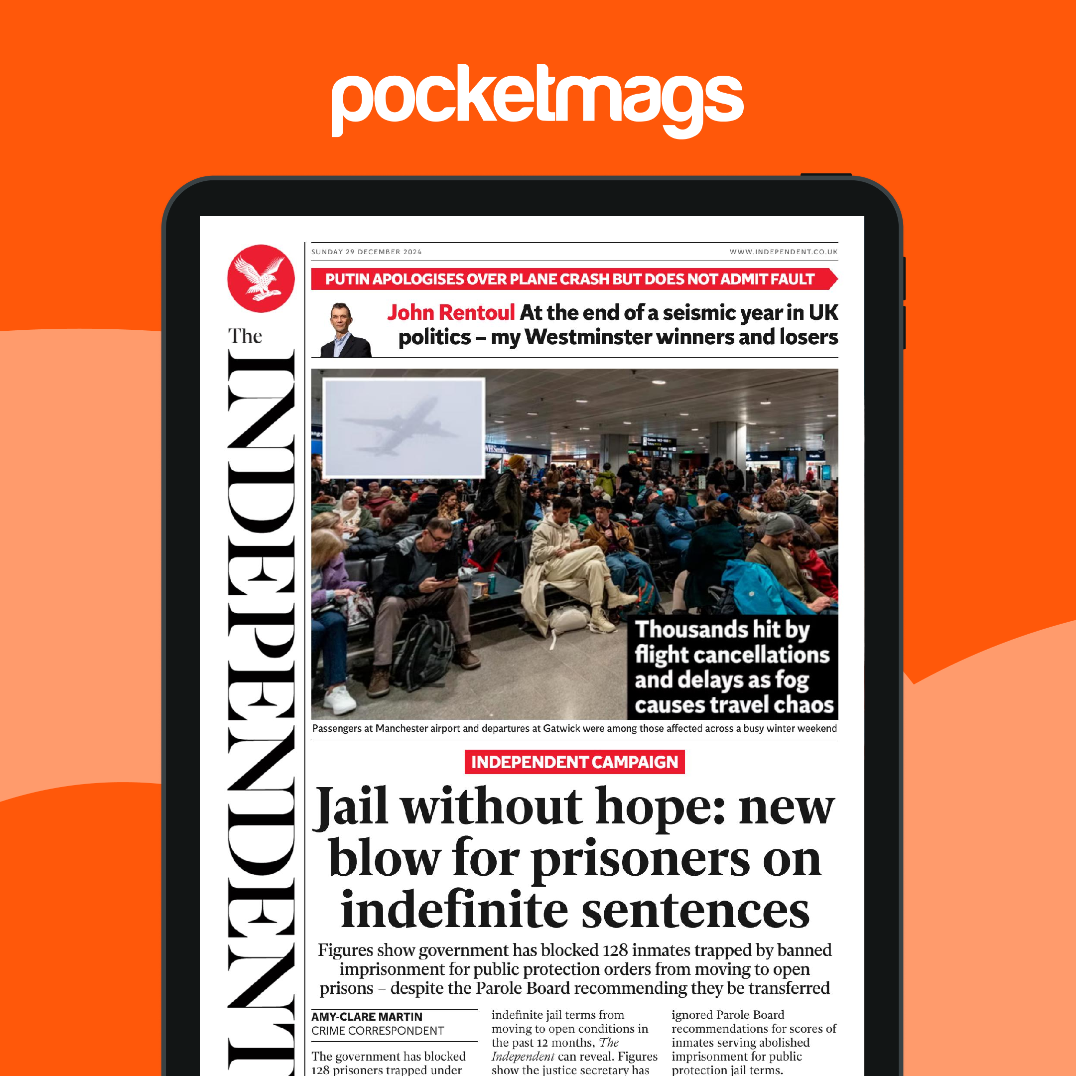 The Independent Daily Edition Newspaper - Sunday, 29 December 2024 ...