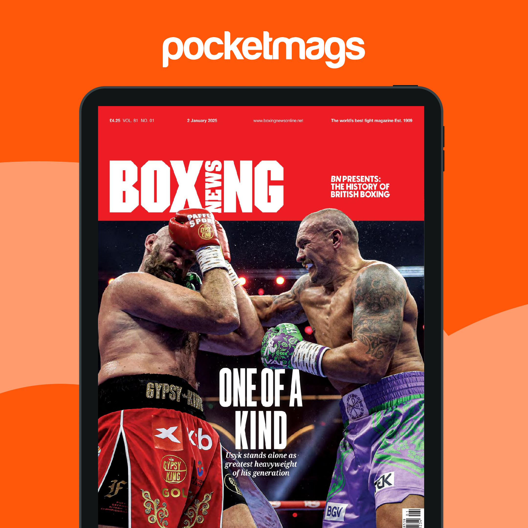 Boxing News Magazine Subscriptions and Boxing News Issue