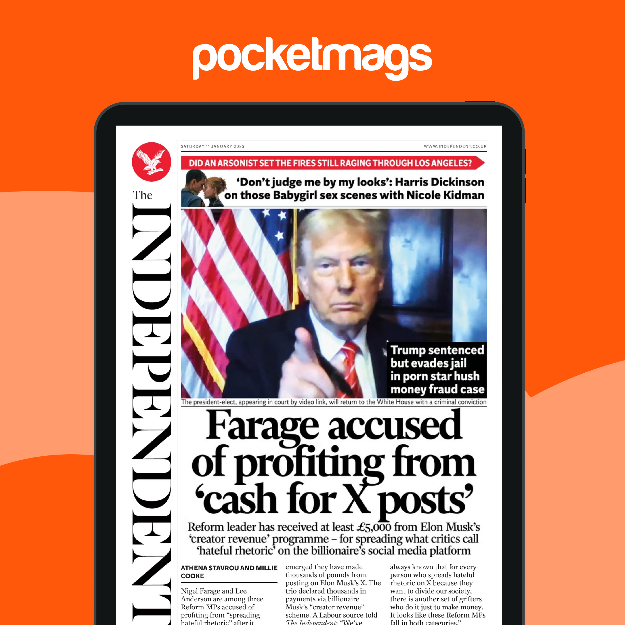 The Independent Daily Edition Newspaper - Saturday, 11 January 2025 ...