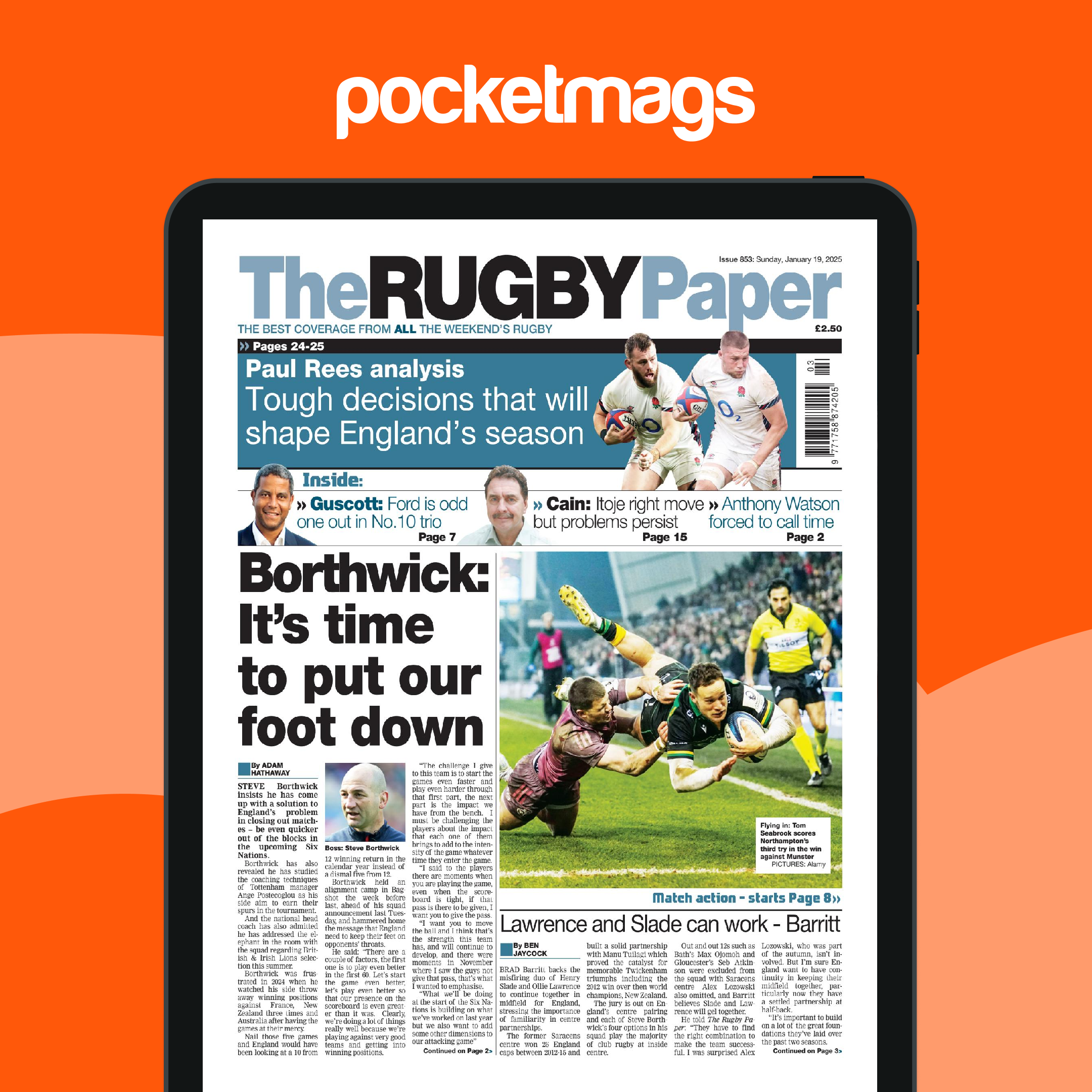 The Rugby Paper Magazine - 19th January 2025 Back Issue