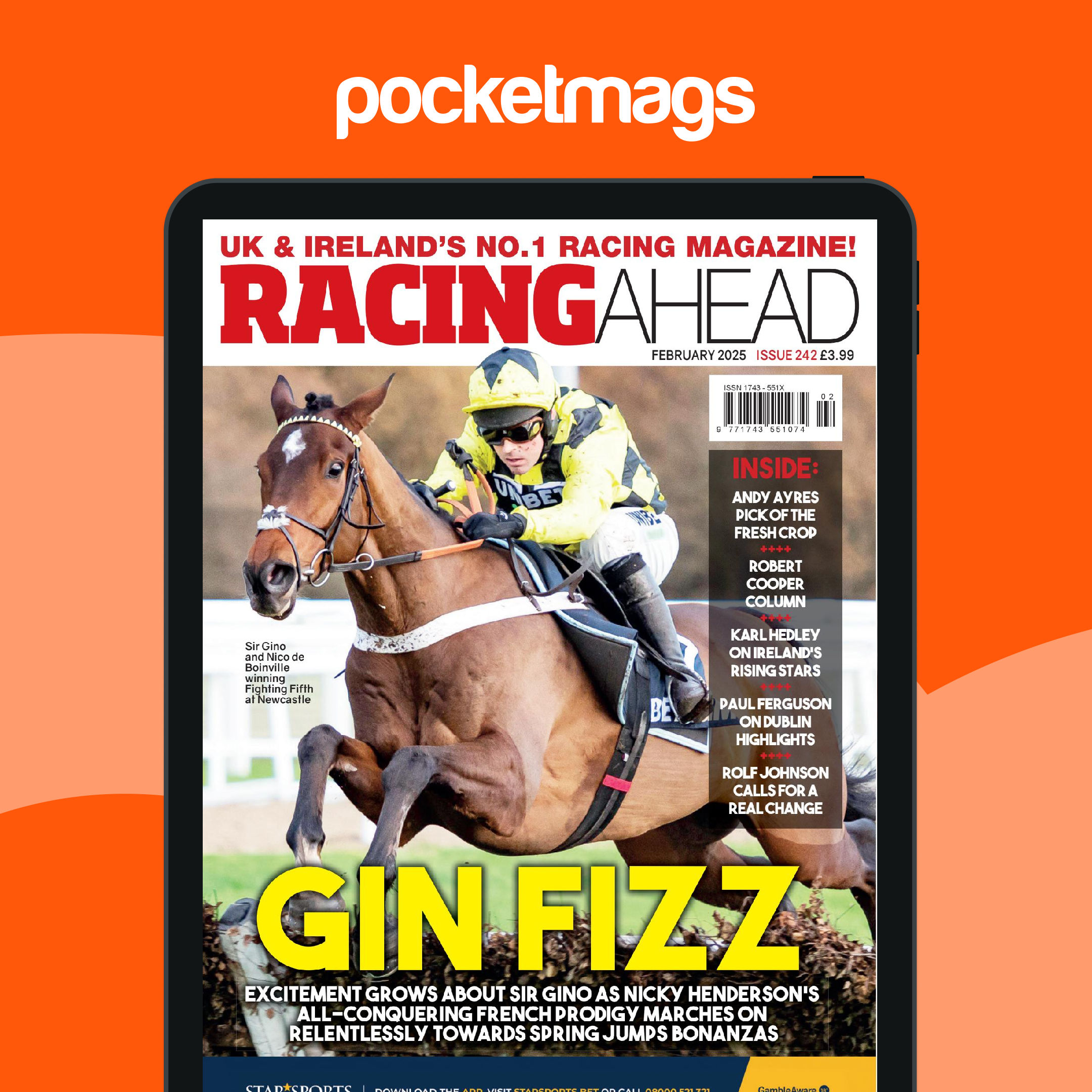 Racing Ahead Magazine Subscriptions and Februrary 2025 Issue