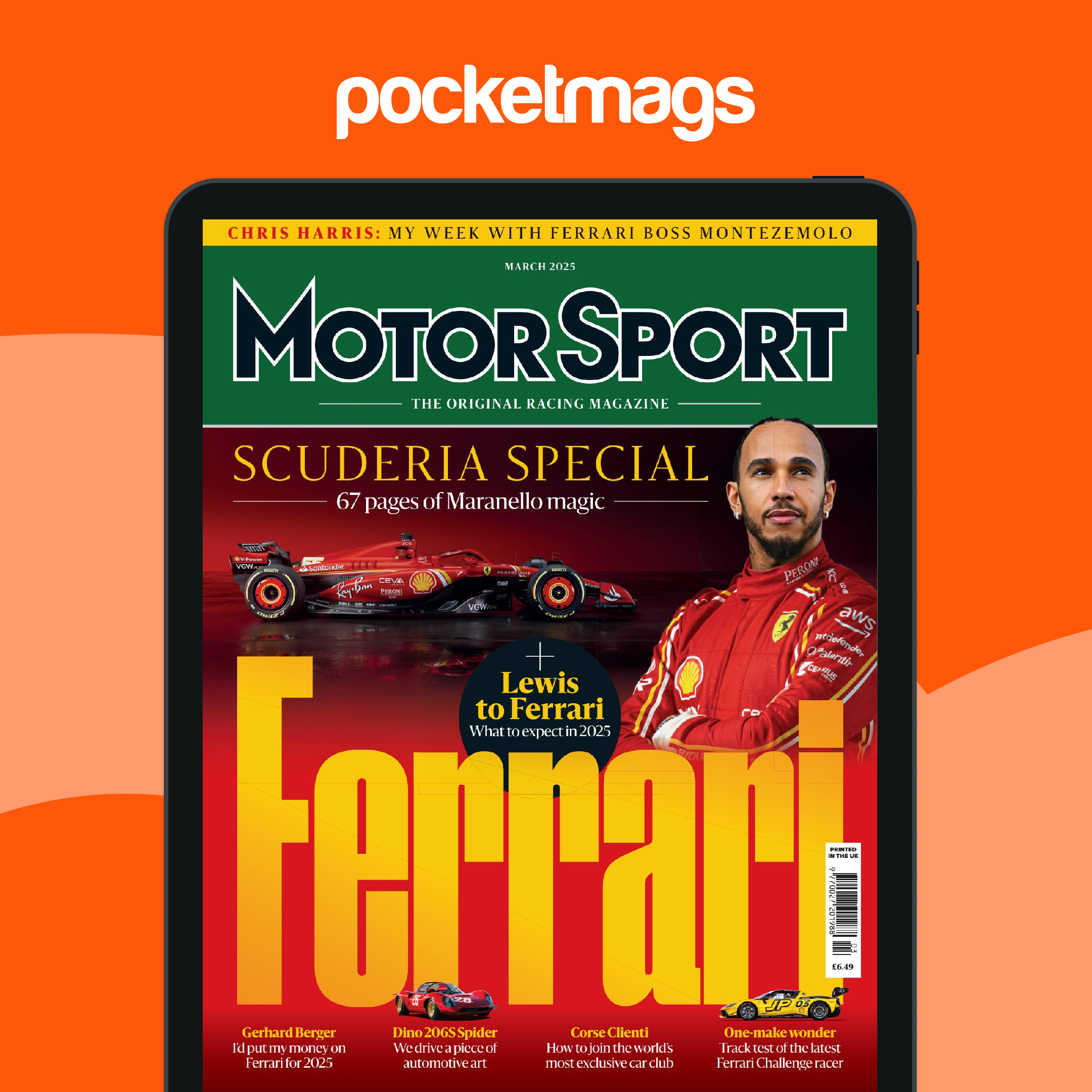 Motor Sport Magazine Subscriptions and March 2025 Issue