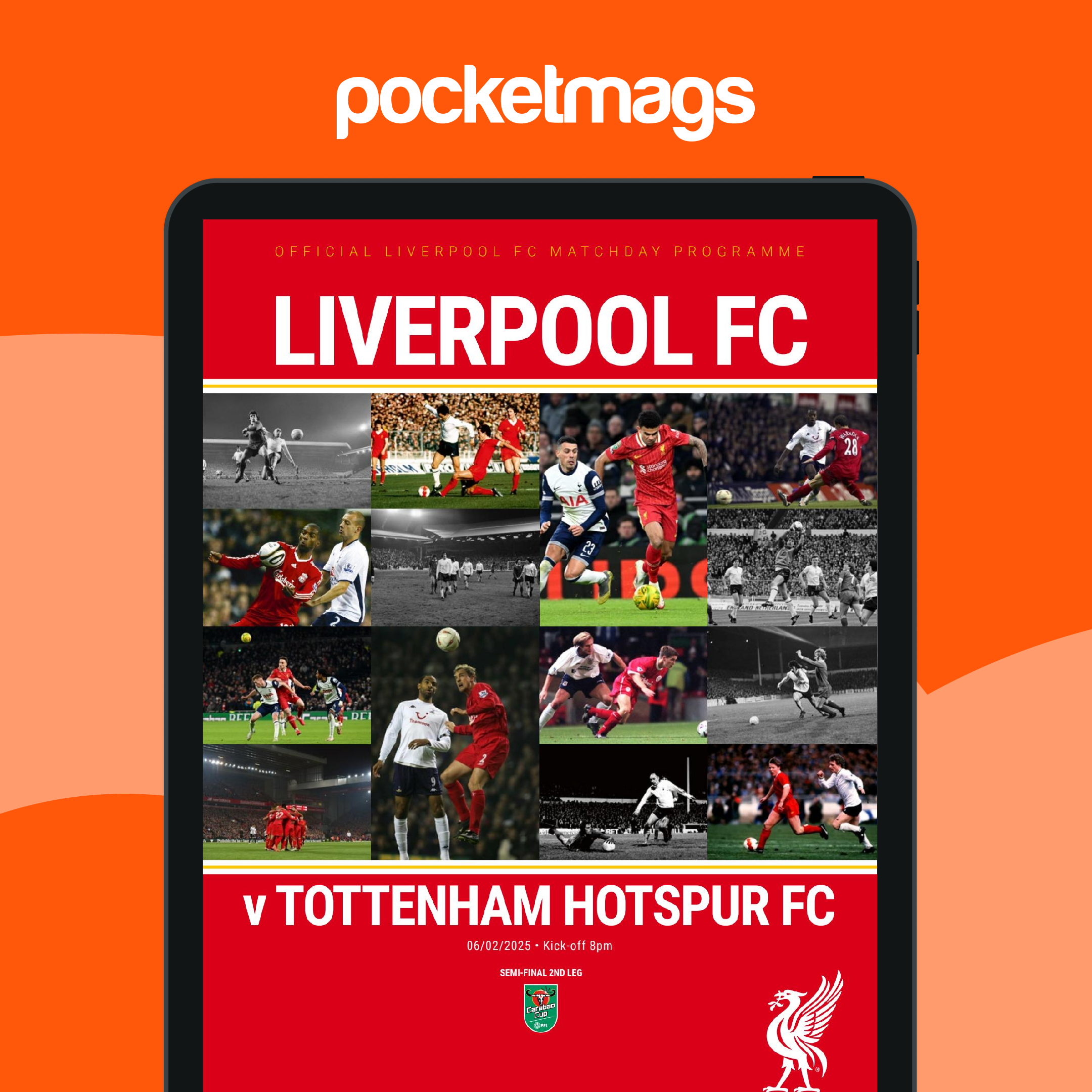 Liverpool FC Programmes - vs Tottenham Hotspur CC 24/25 Back Issue