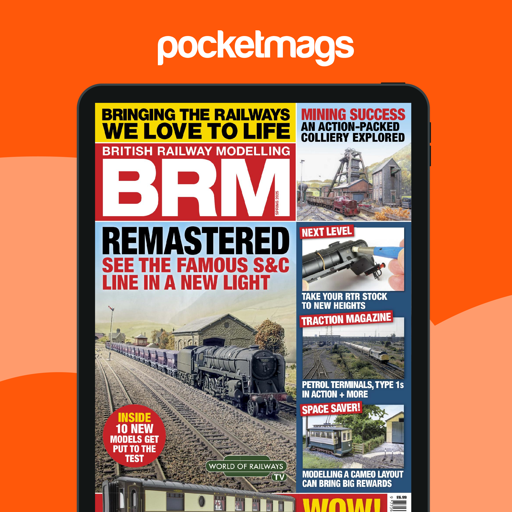 British Railway Modelling (BRM) Magazine Subscriptions and Spring 25 Issue