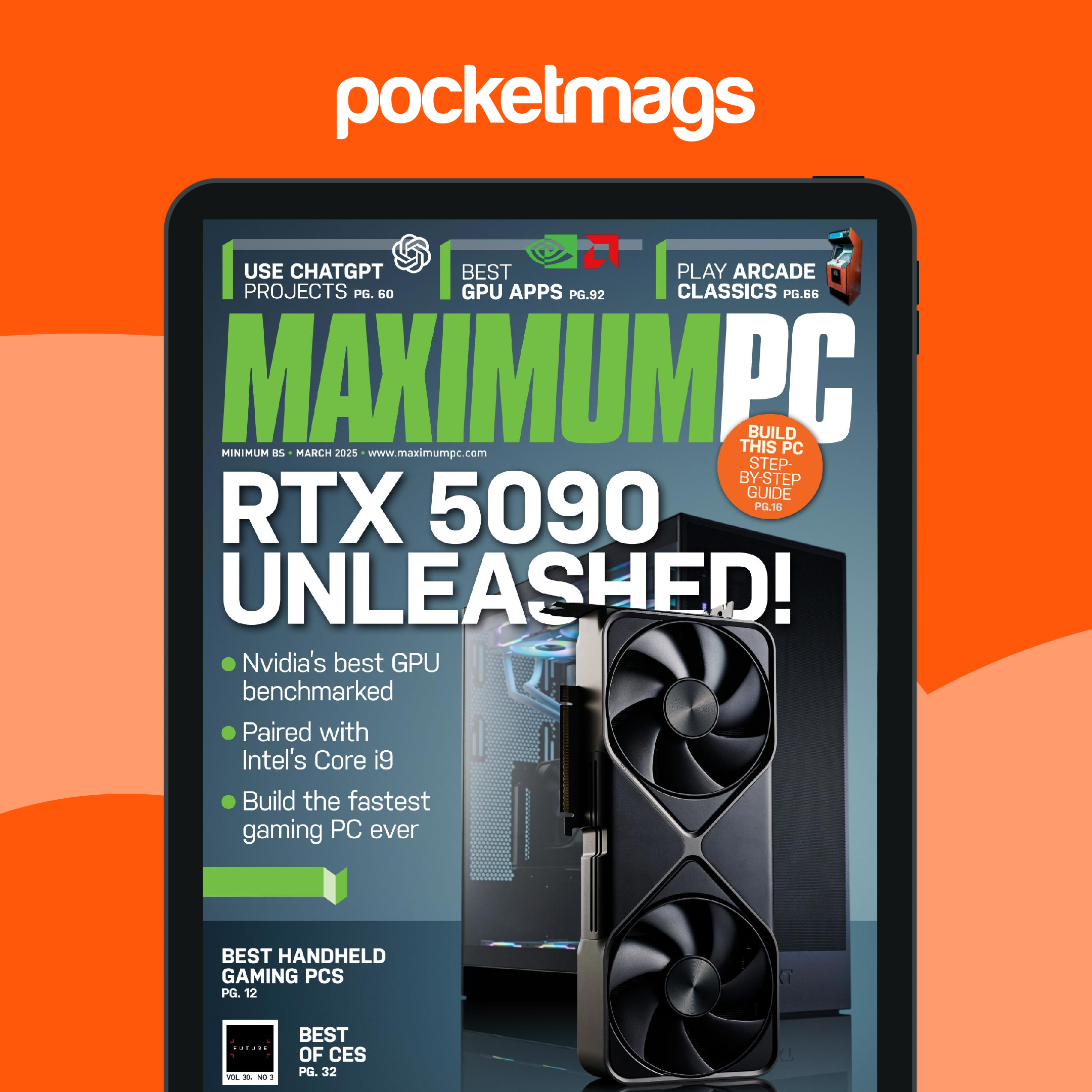 Maximum PC Magazine Subscriptions and March 2025 Issue