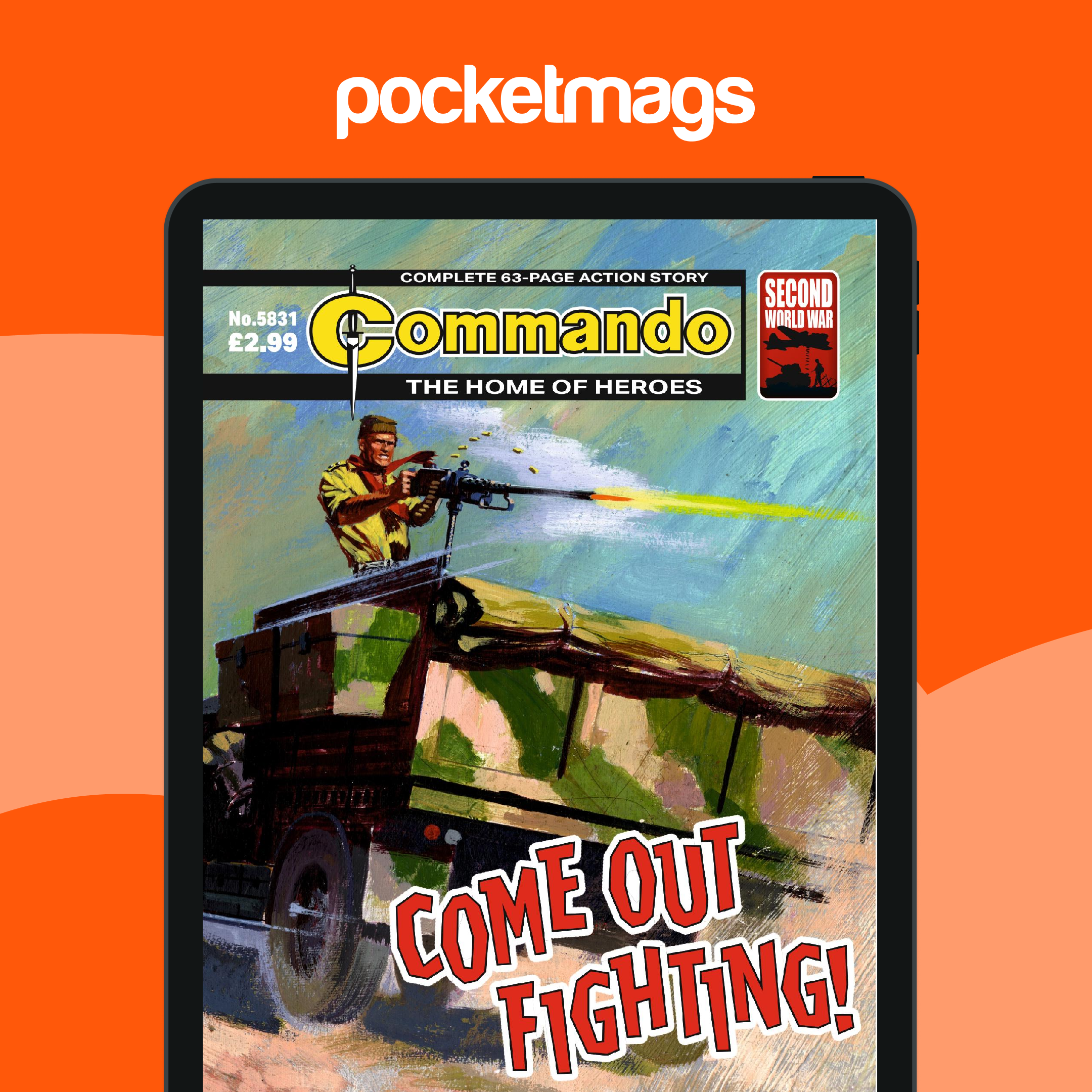 Commando Magazine - 5831 Back Issue