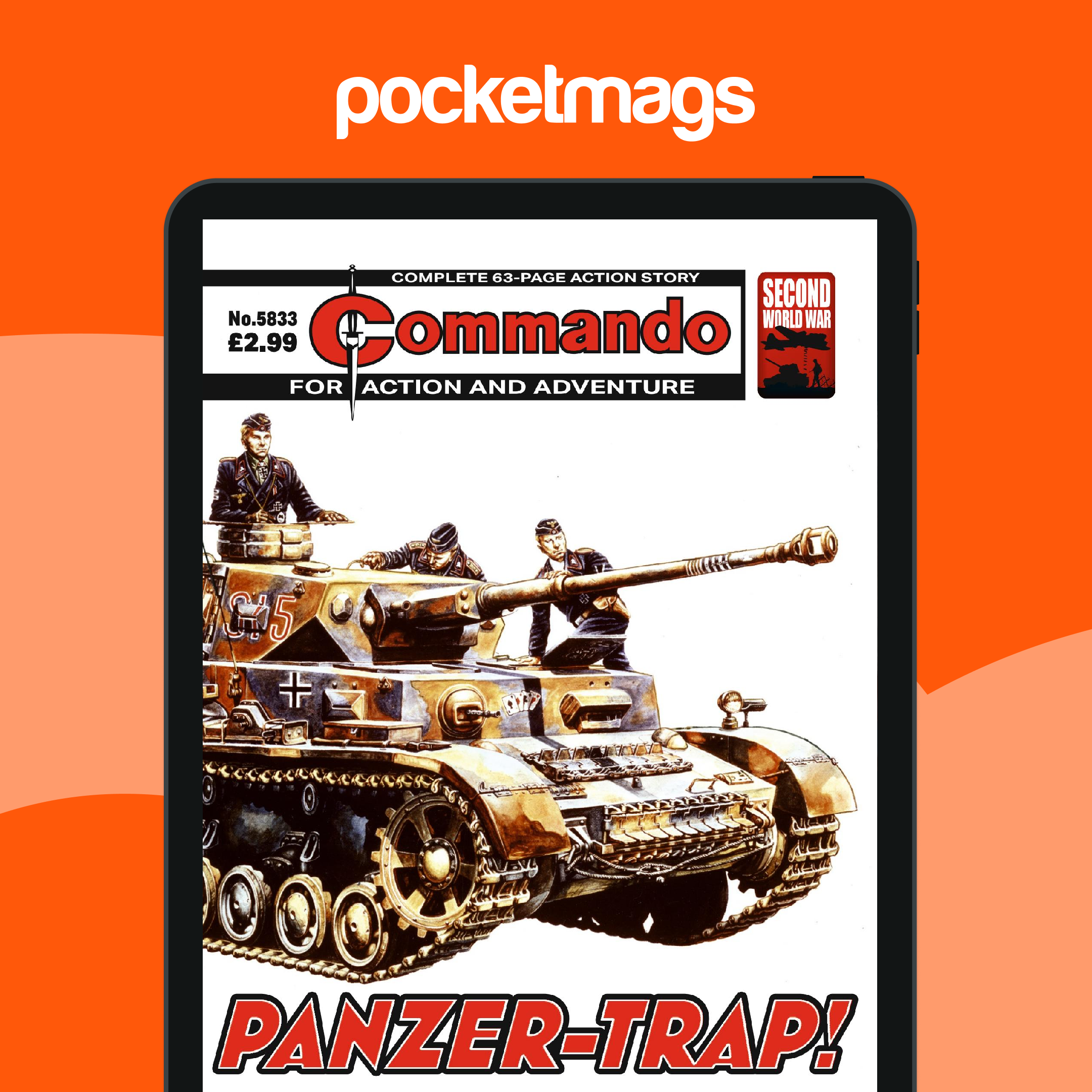Commando Magazine - 5833 Back Issue
