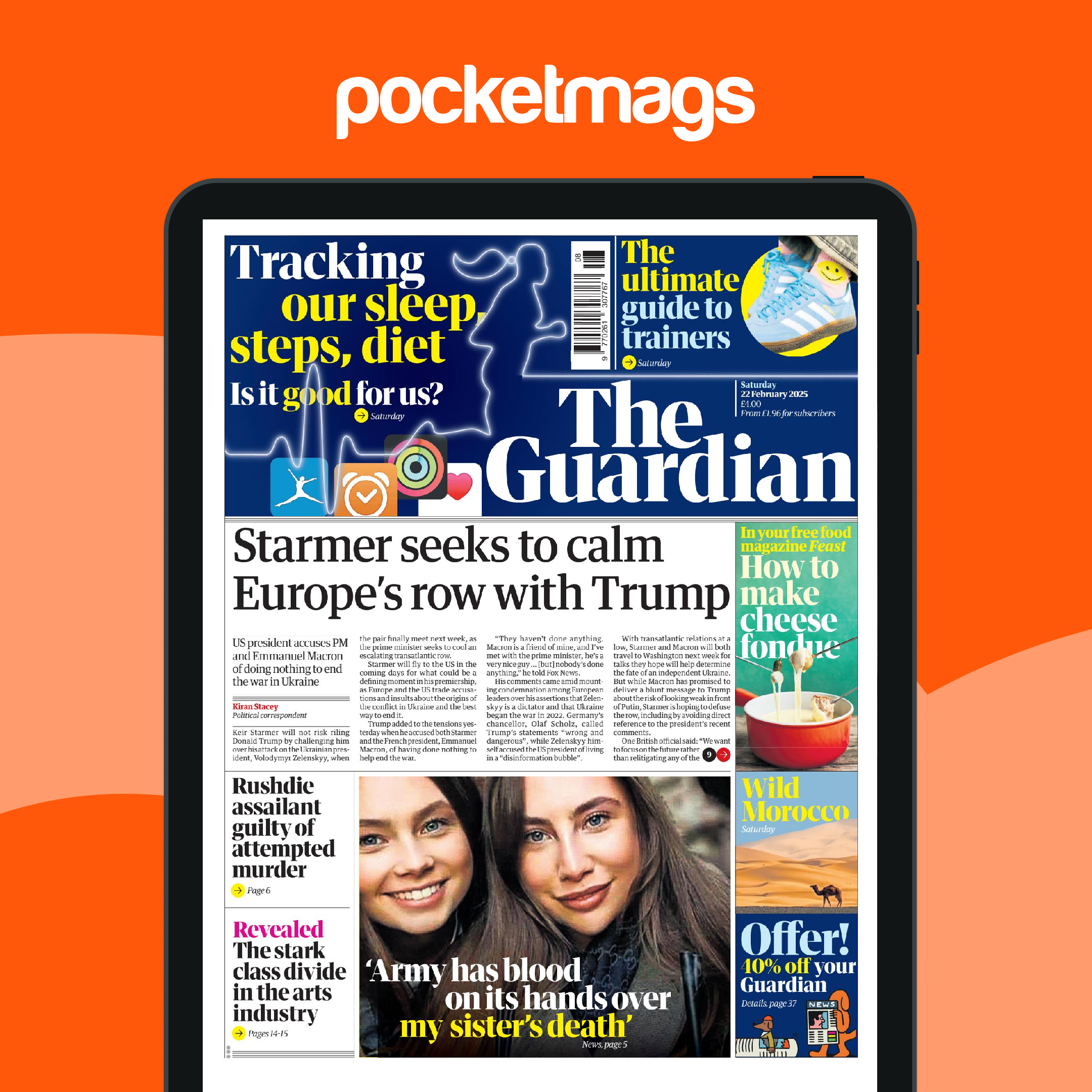 The Guardian Newspaper - Saturday, 22 February 2025 Edição anterior
