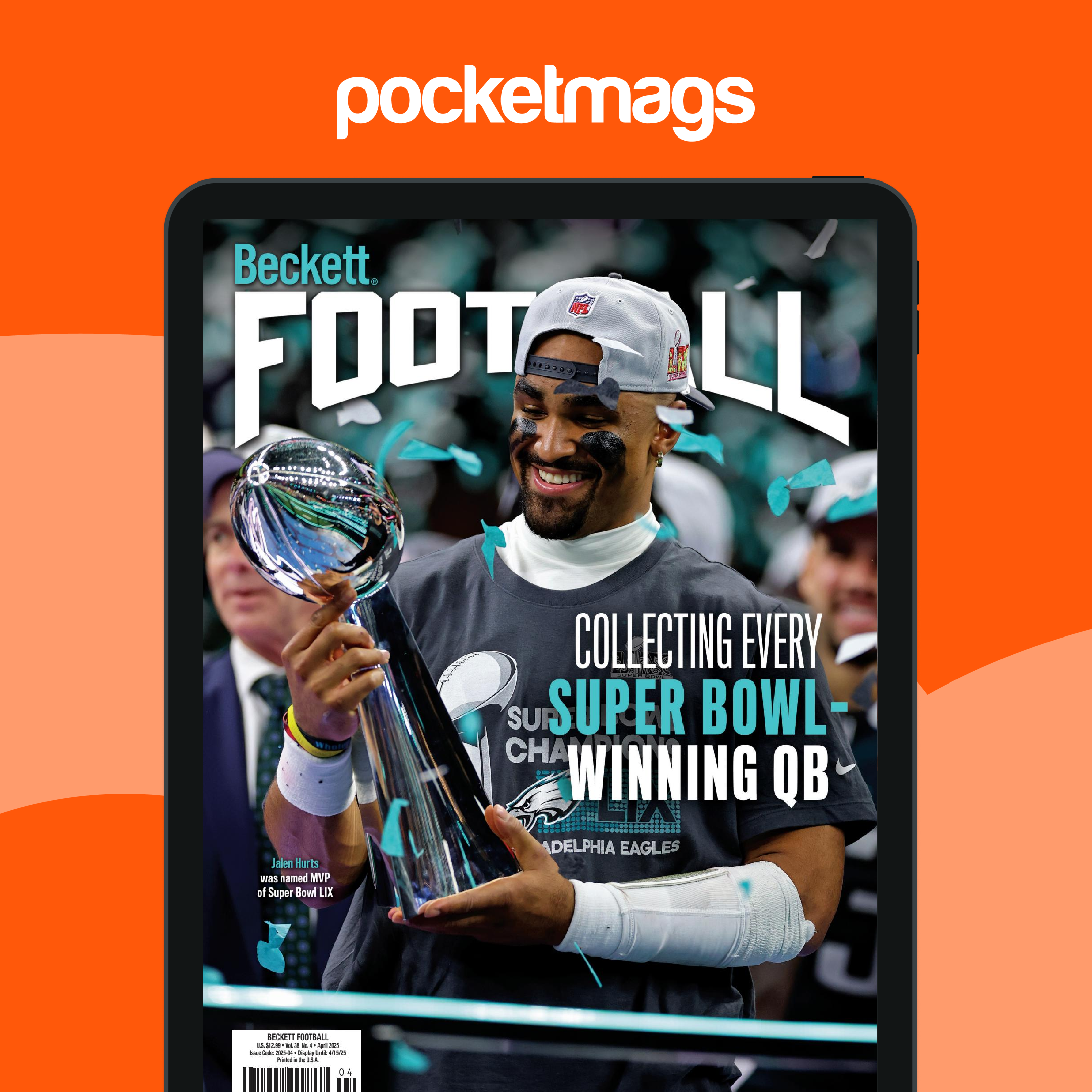 Beckett Football Magazine Subscriptions and 2025-04 (Football-Apr) Issue