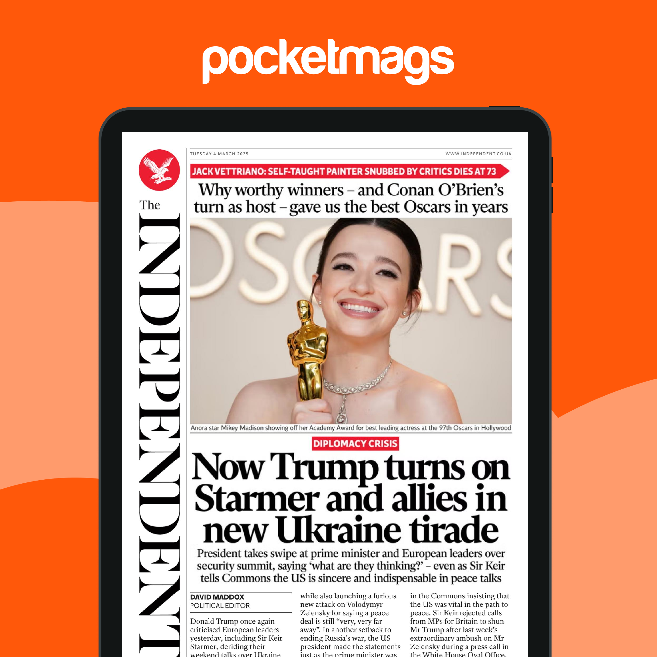 The Independent Daily Edition Newspaper - Tuesday, 04 March 2025 Back Issue