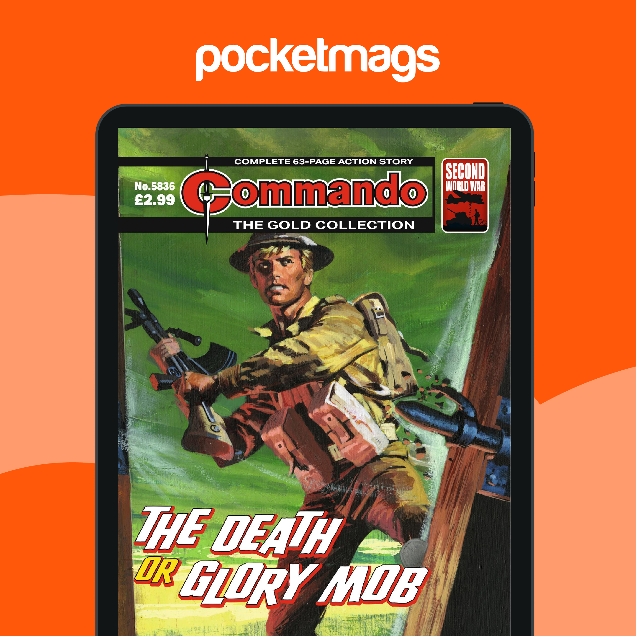 Commando Magazine - 5836 Back Issue