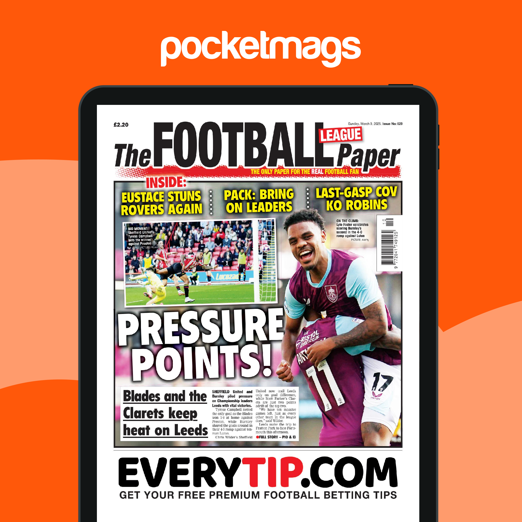 The Football League Paper Magazine - 9th March 2025 Back Issue