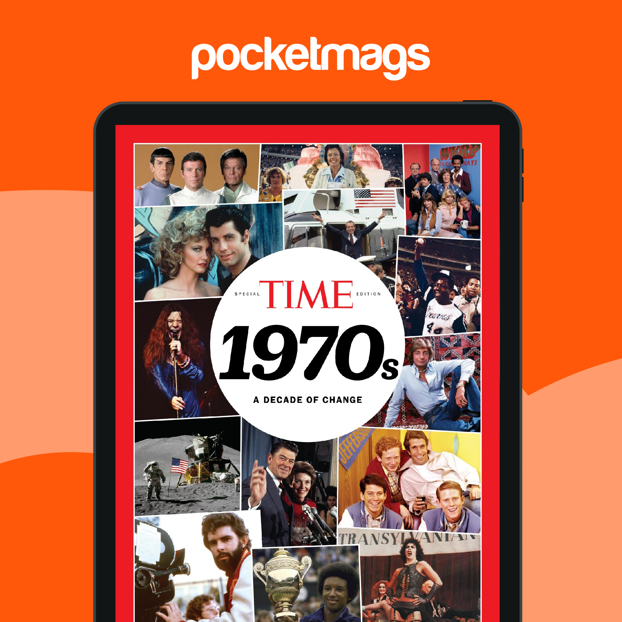 TIME Magazine Europe - TIME 1970s: A Decade of Change Back Issue