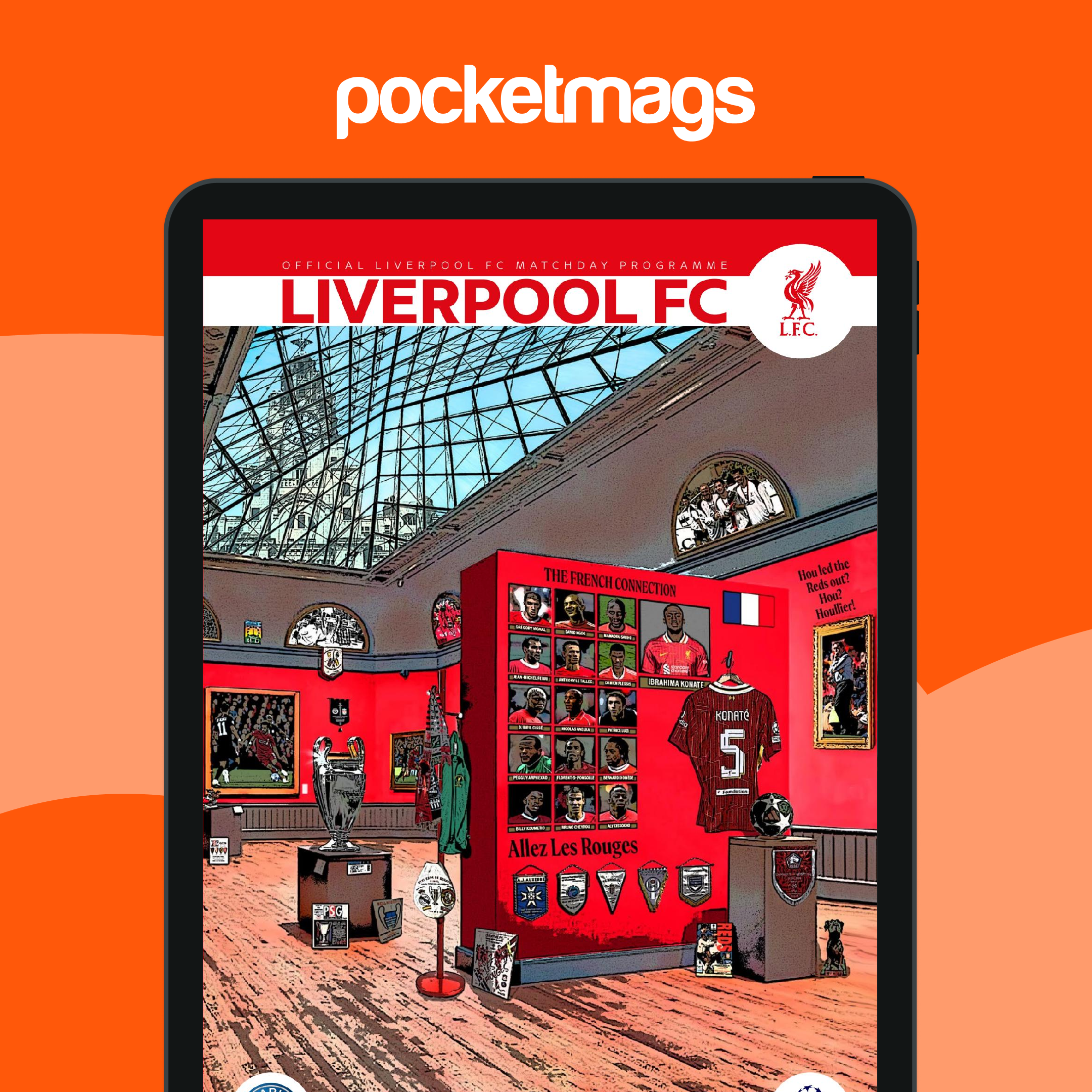 Liverpool FC Programmes - vs PSG UCL 24/25 Back Issue