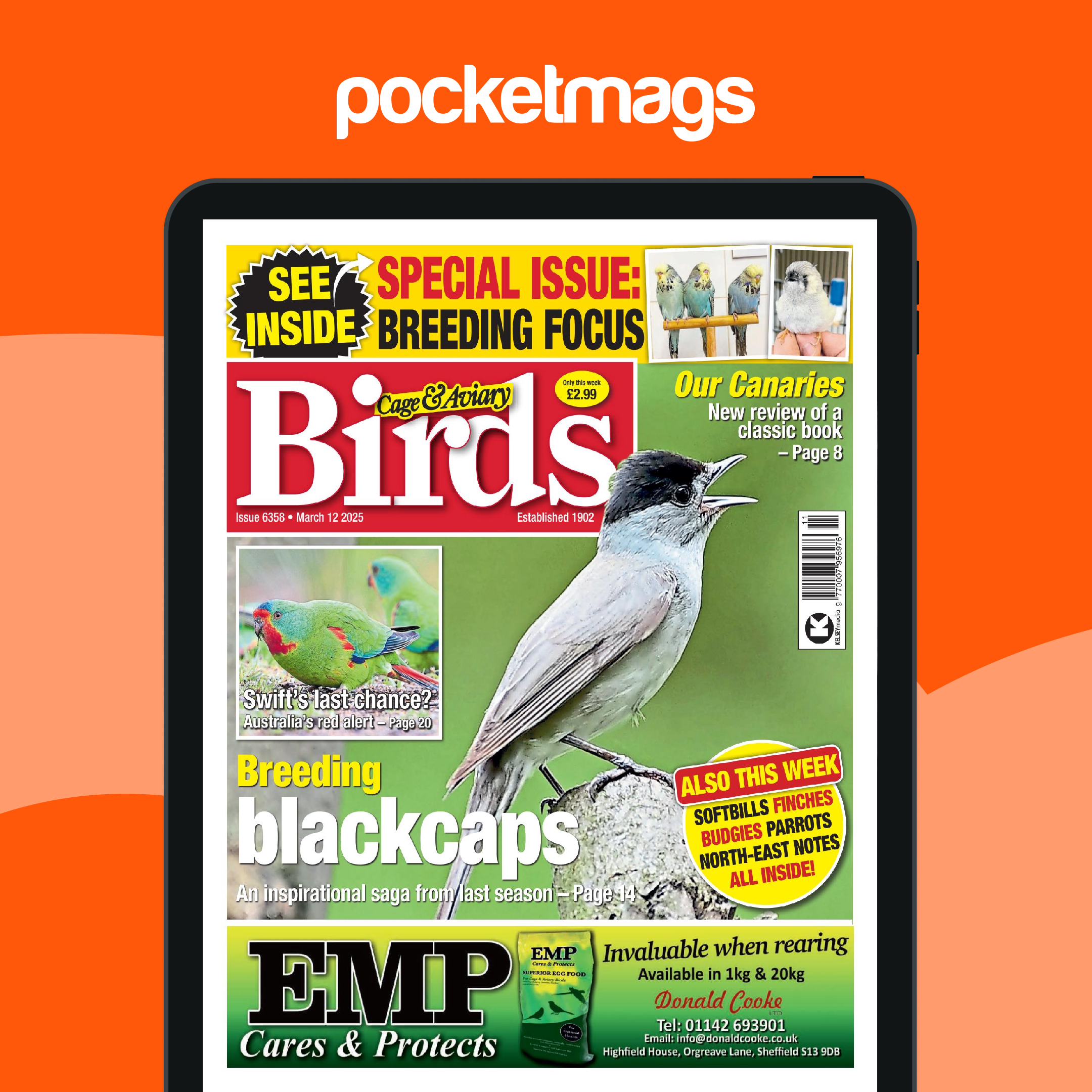 Cage & Aviary Birds Magazine - 12-Mar-25 Back Issue
