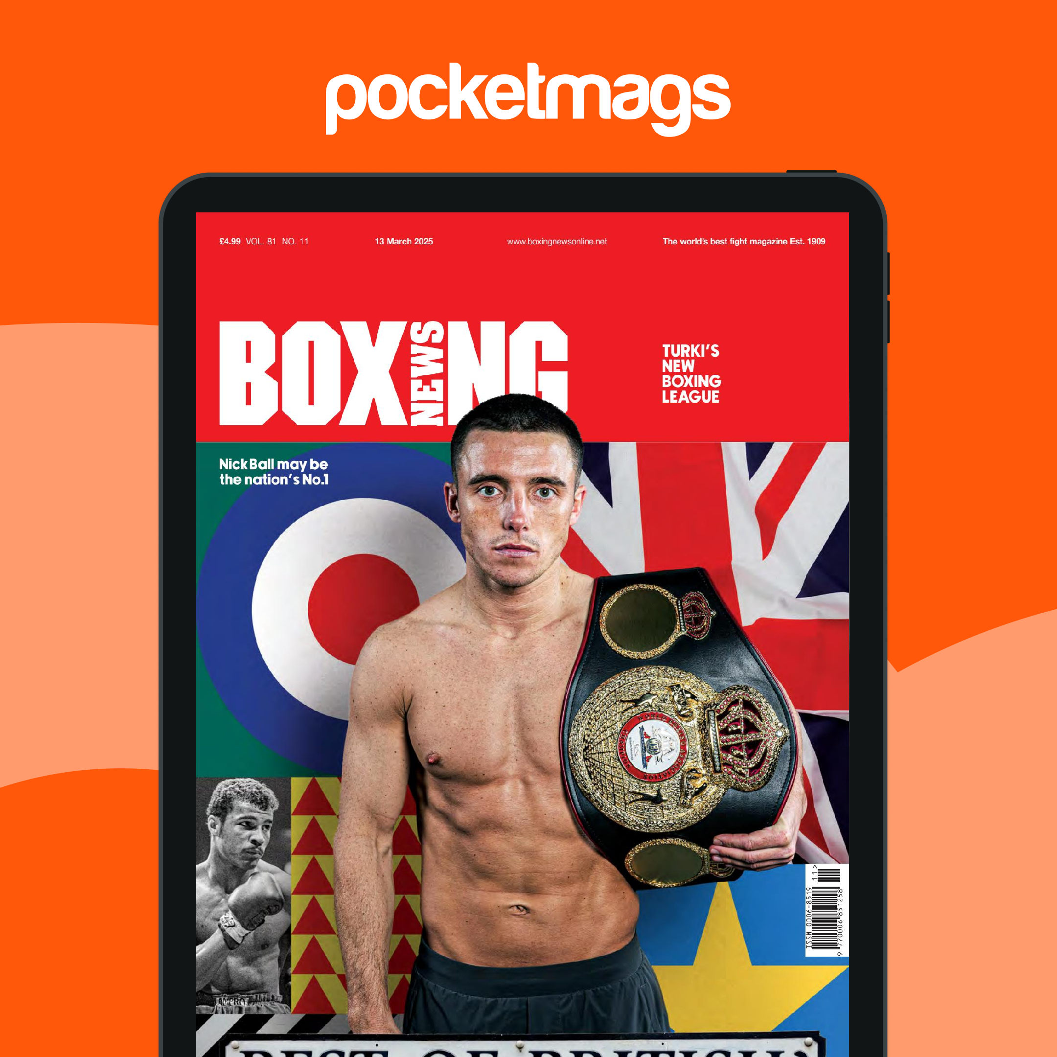Boxing News Magazine Subscriptions and March 13 2025 Issue
