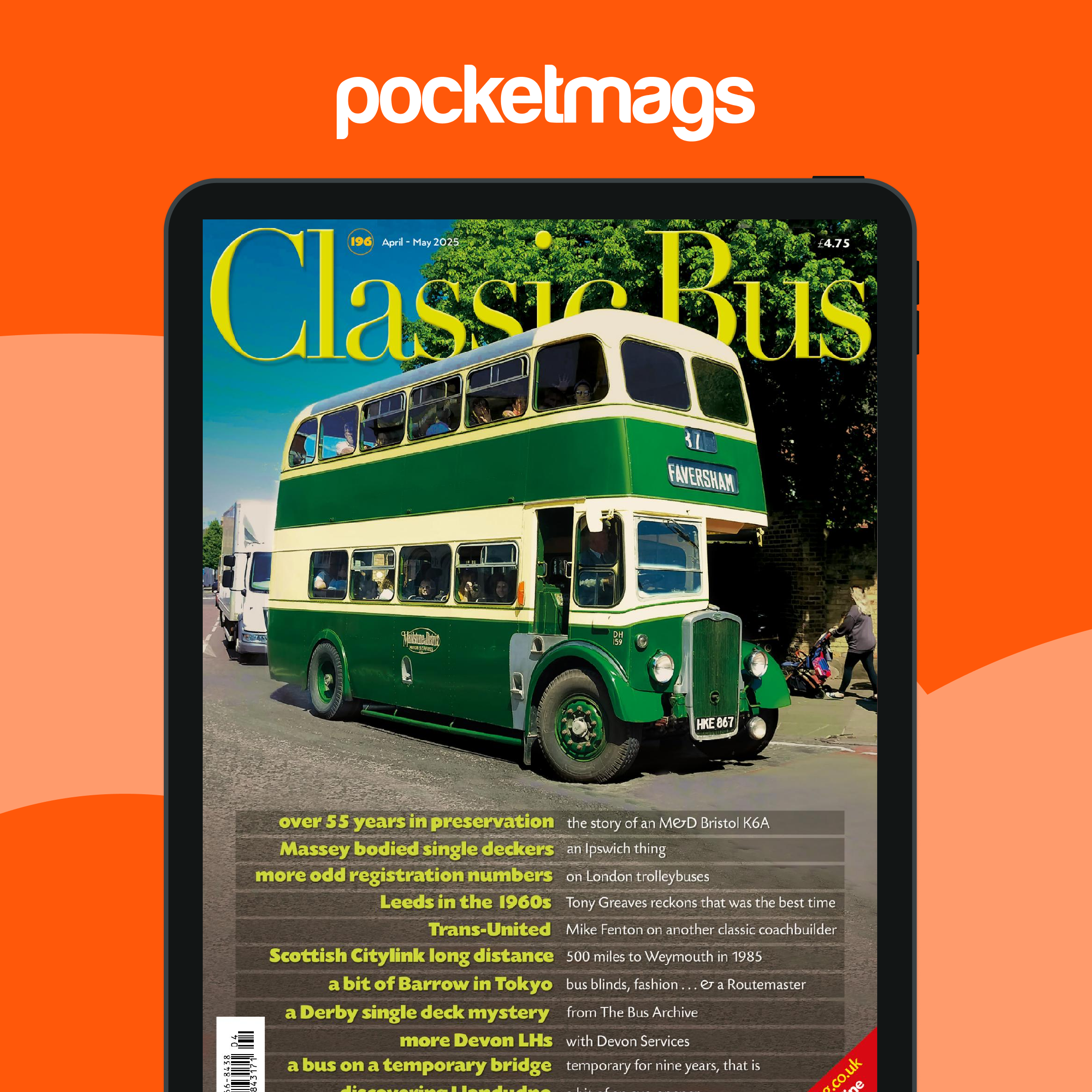 Classic Bus Magazine - Apr/May 2025 (196) Back Issue