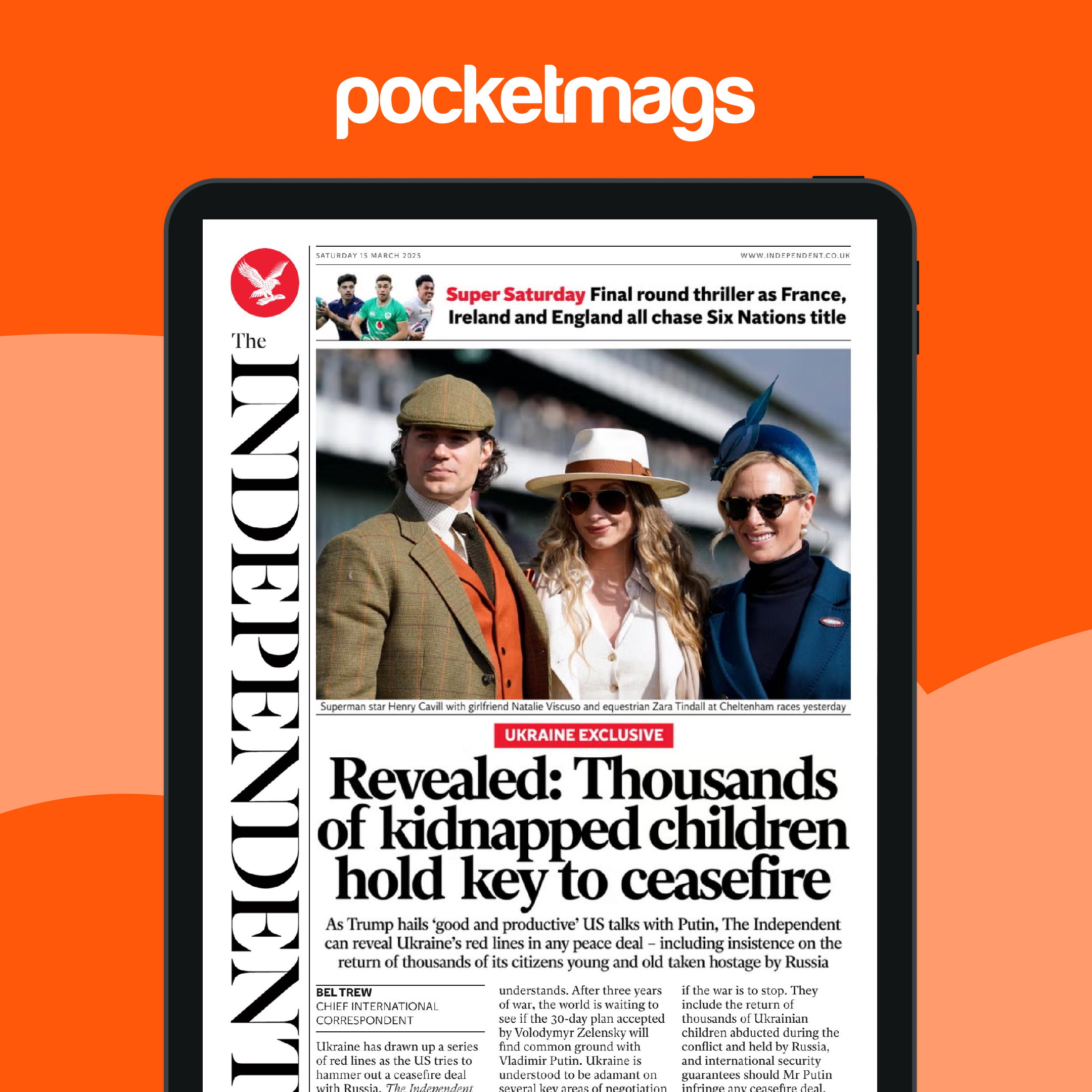 The Independent Daily Edition Newspaper - Saturday, 15 March 2025 ...