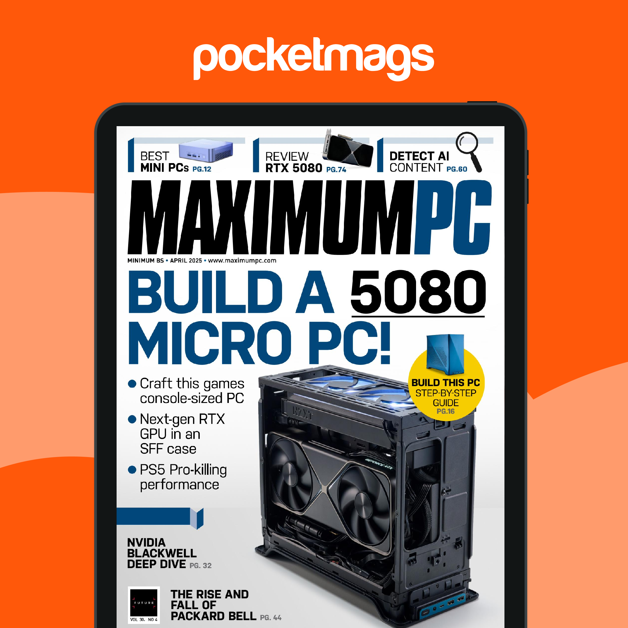 Maximum PC Magazine Subscriptions and April 2025 Issue