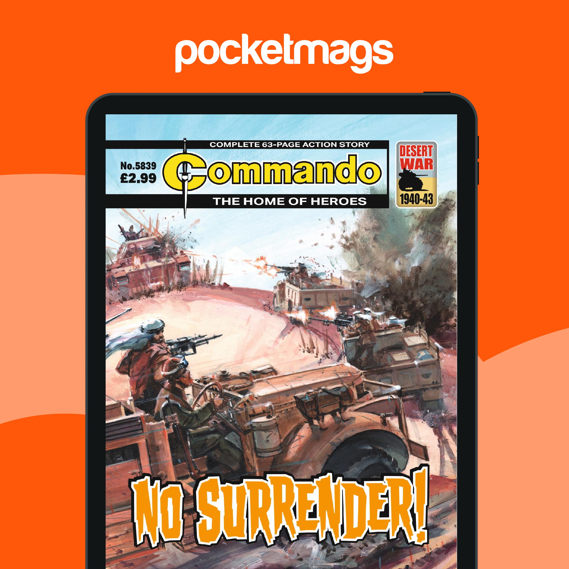 Commando Magazine - 5839 Back Issue