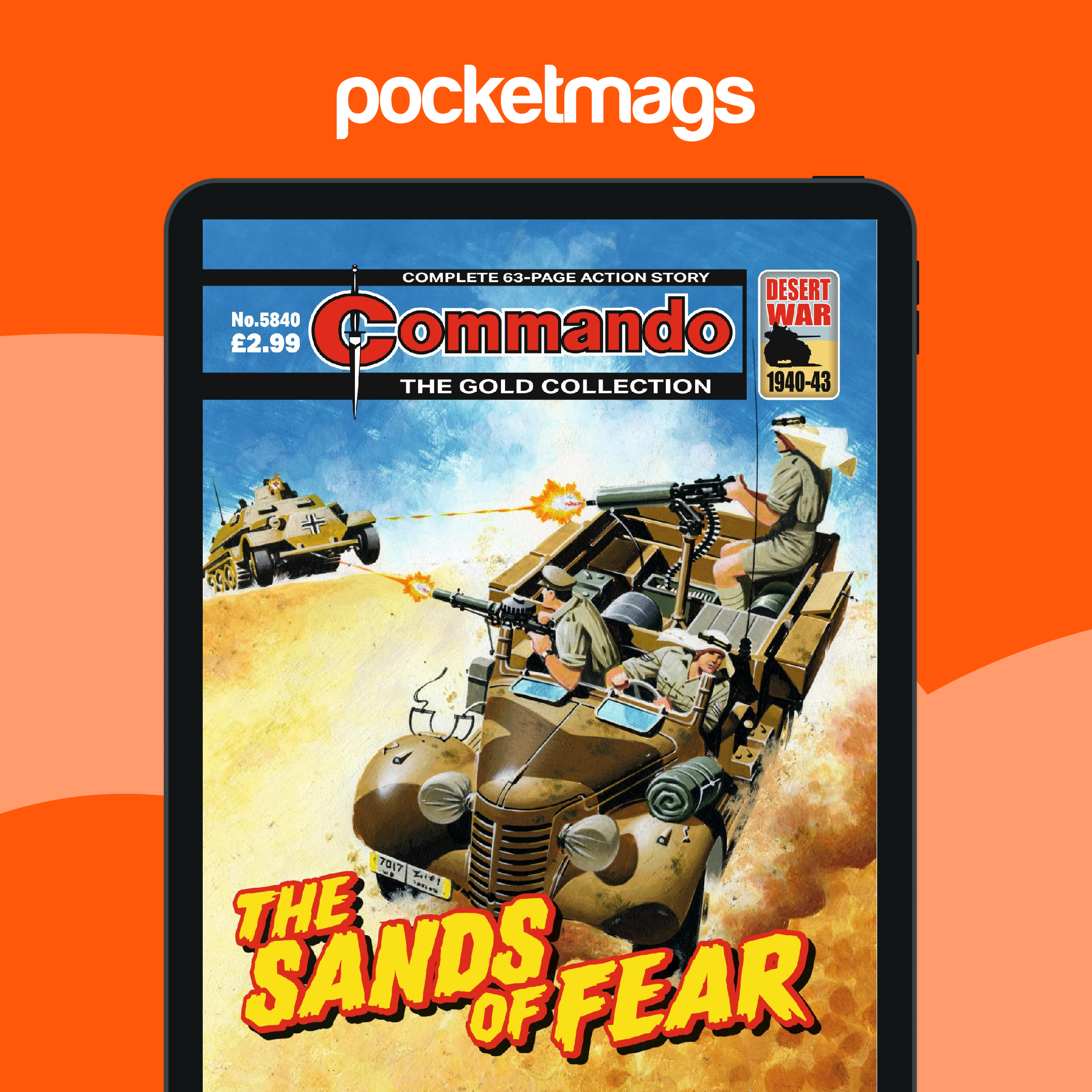 Commando Magazine - 5840 Back Issue