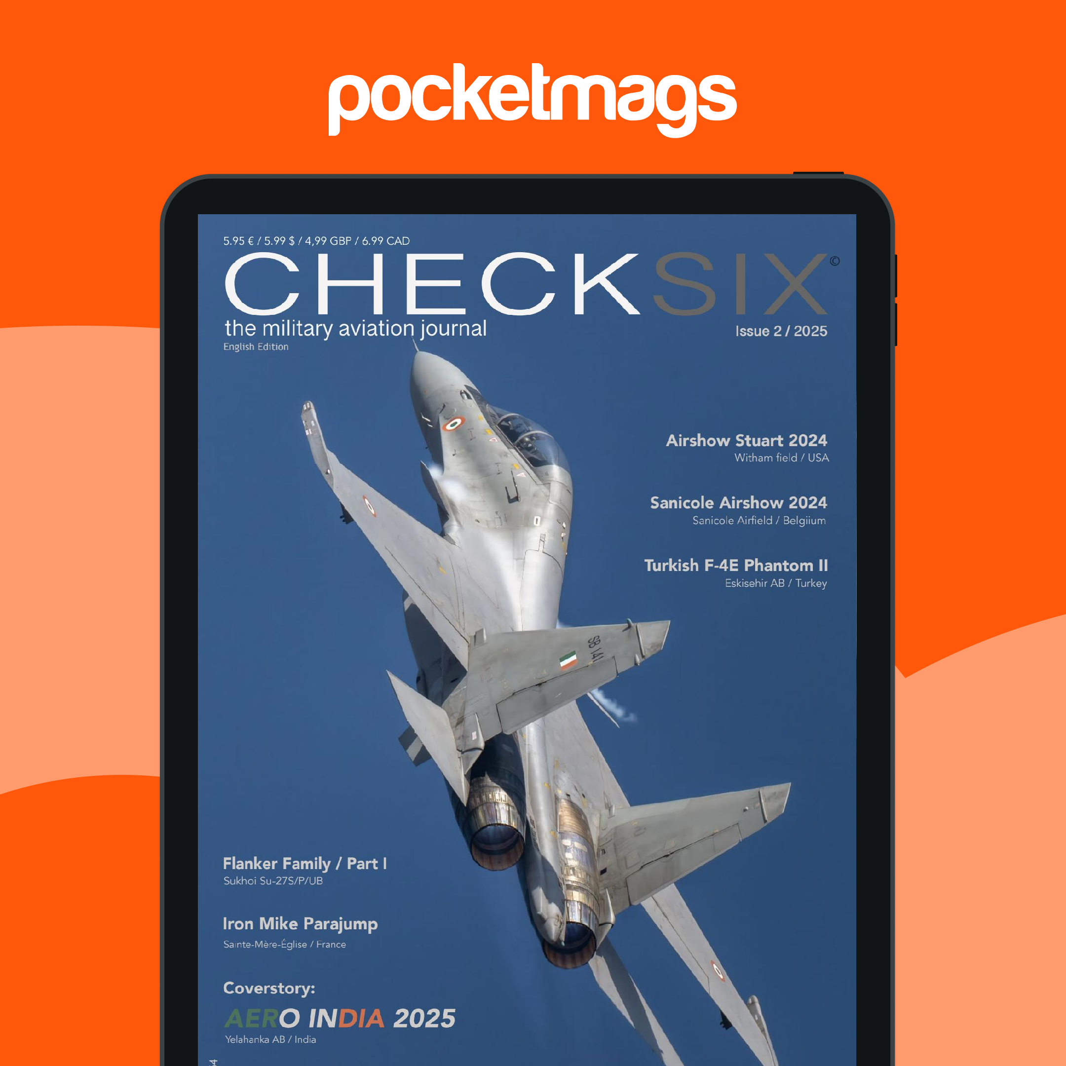 CHECKSIX - The Military Aviation Journal Magazine Subscriptions and Issue 2 / 2025 Issue