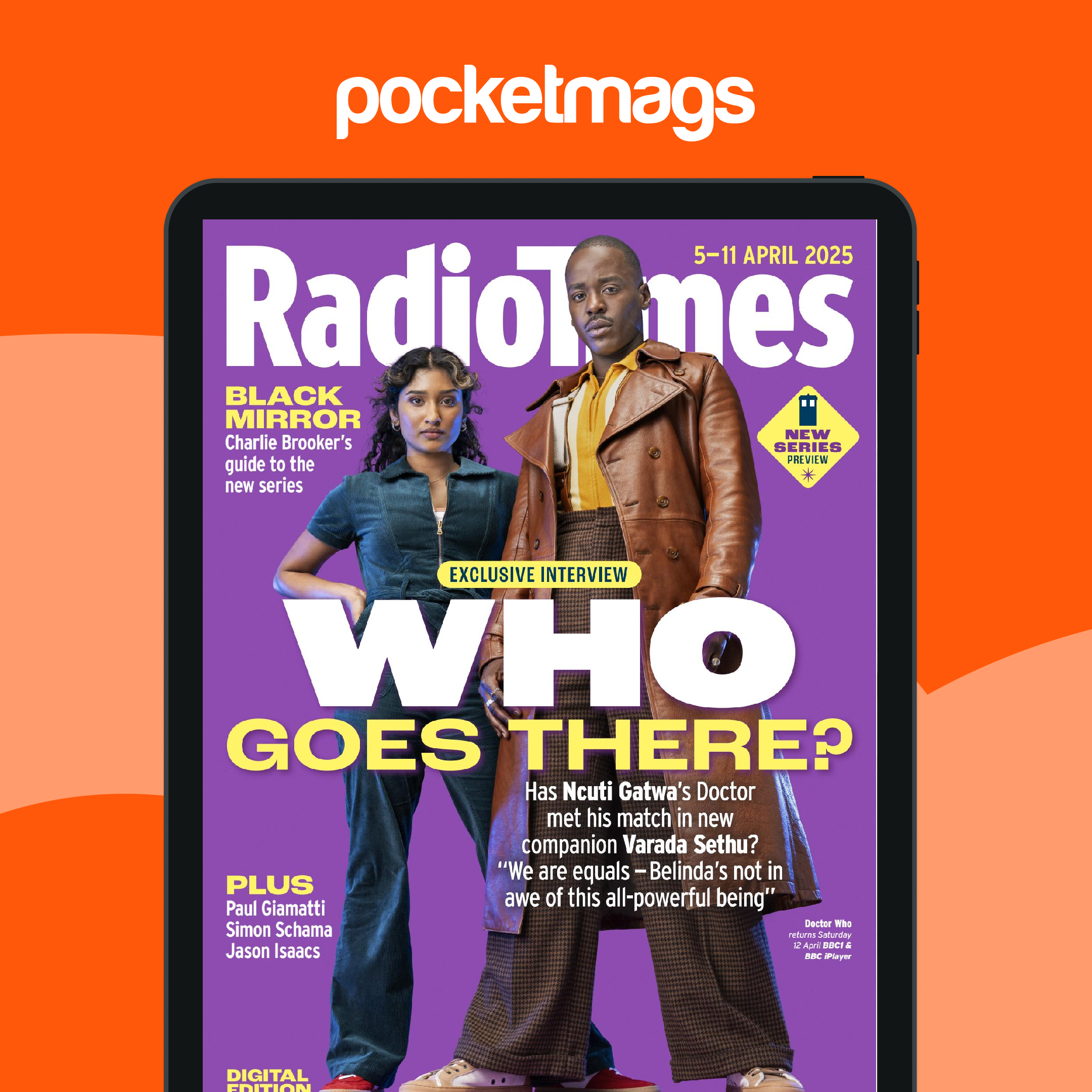 Radio Times Magazine Subscriptions and 5-11th April 2025 Issue