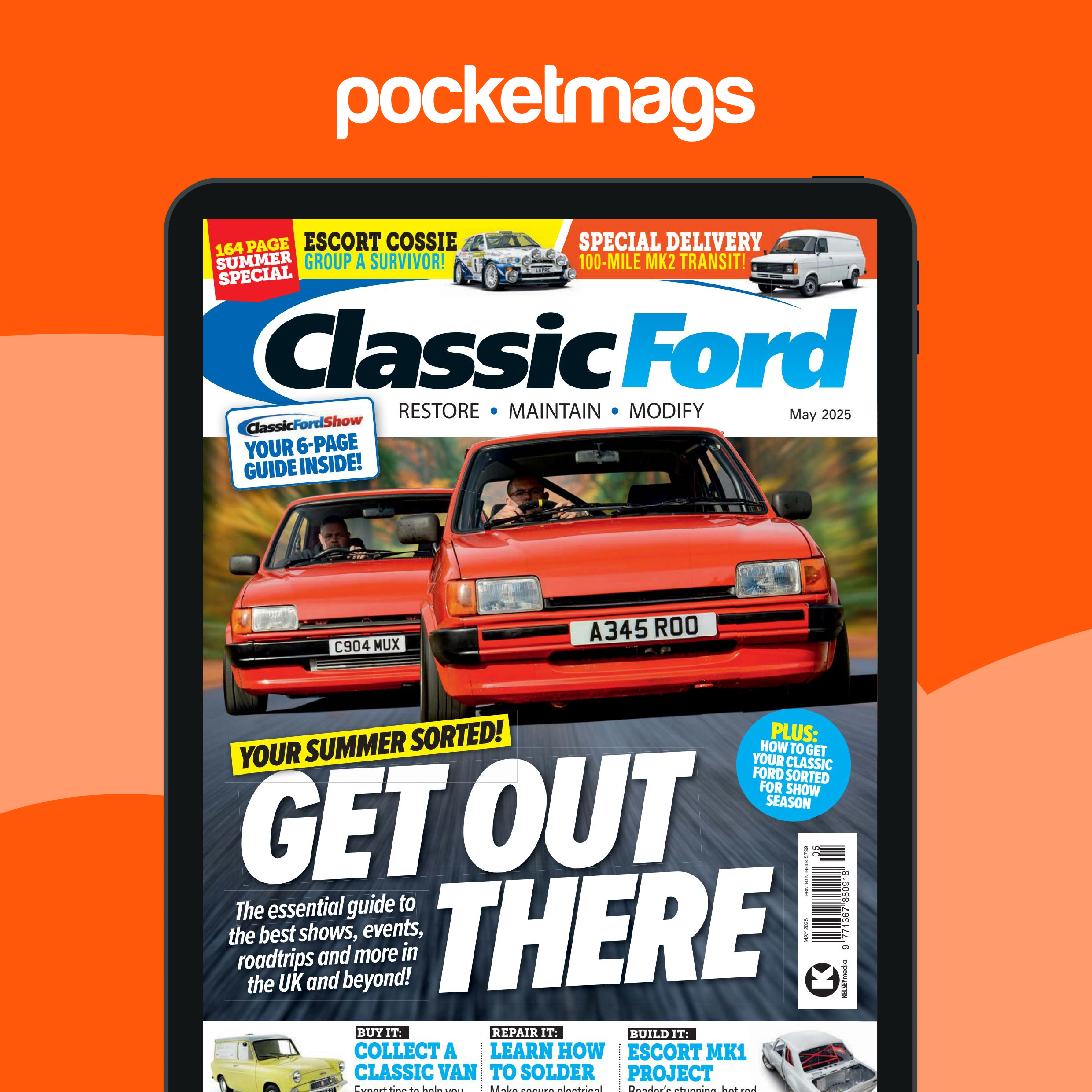 Classic Ford Magazine Subscriptions and May-25 Issue