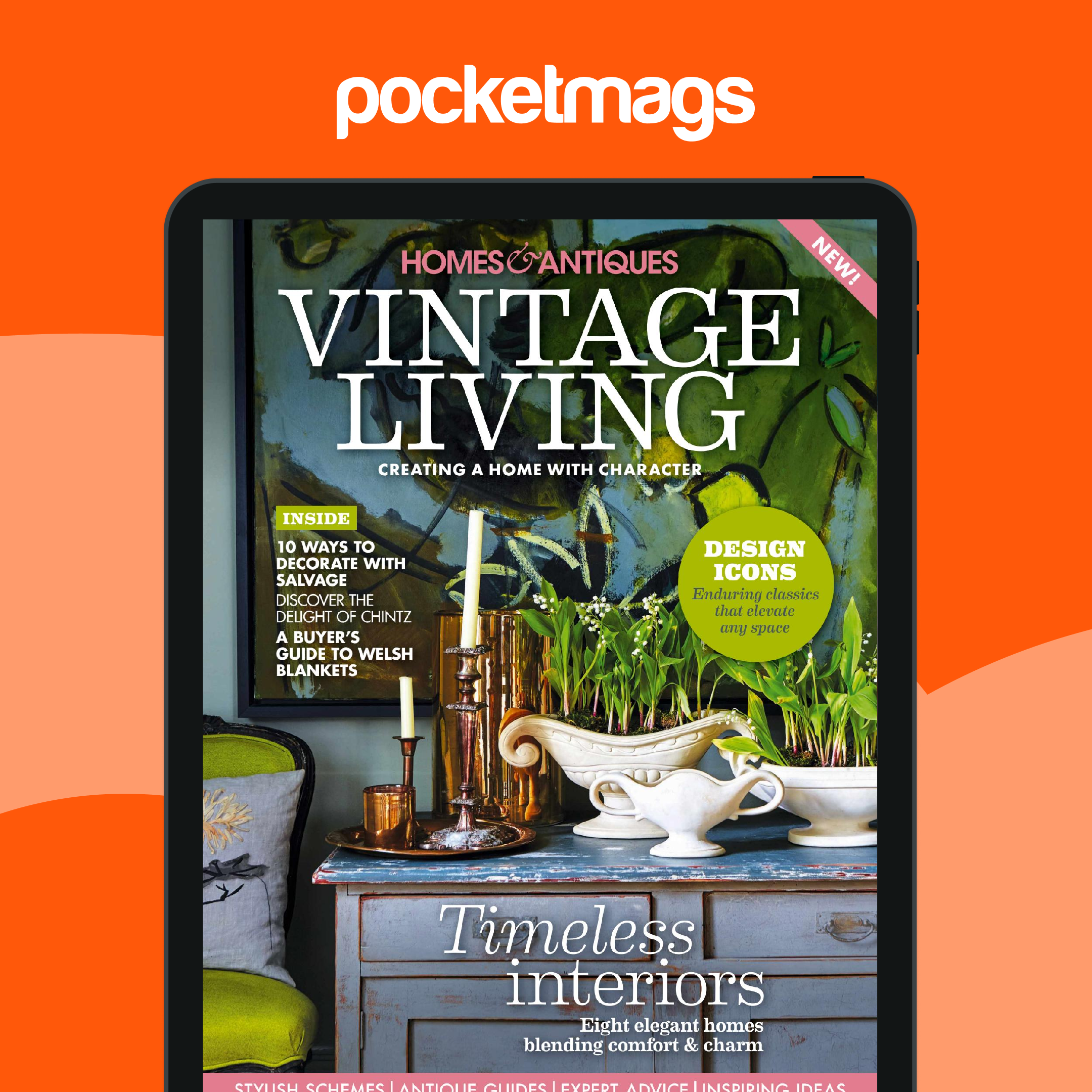 Homes & Antiques Magazine - Vintage Living Special Issue
