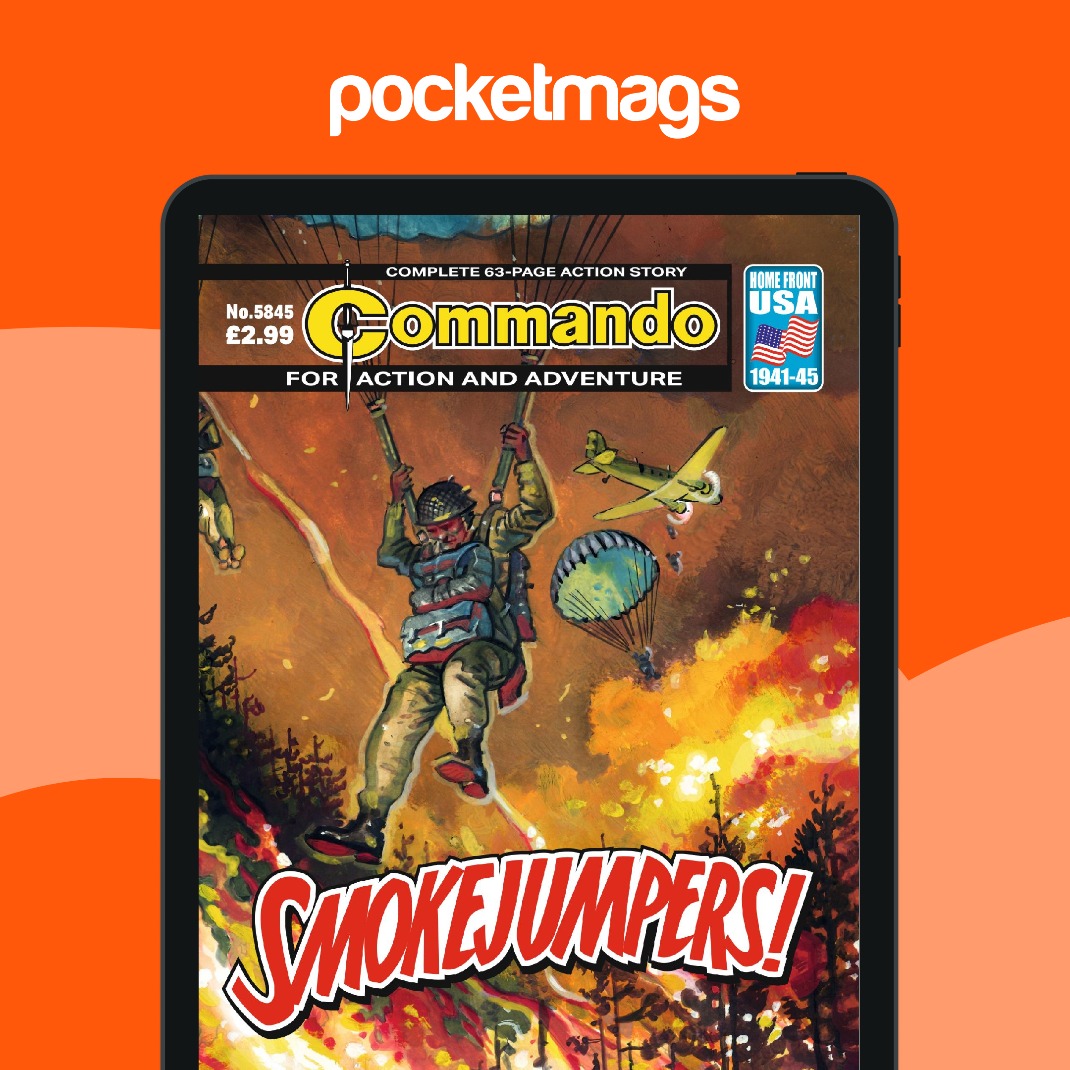 Commando Magazine - 5845 Back Issue