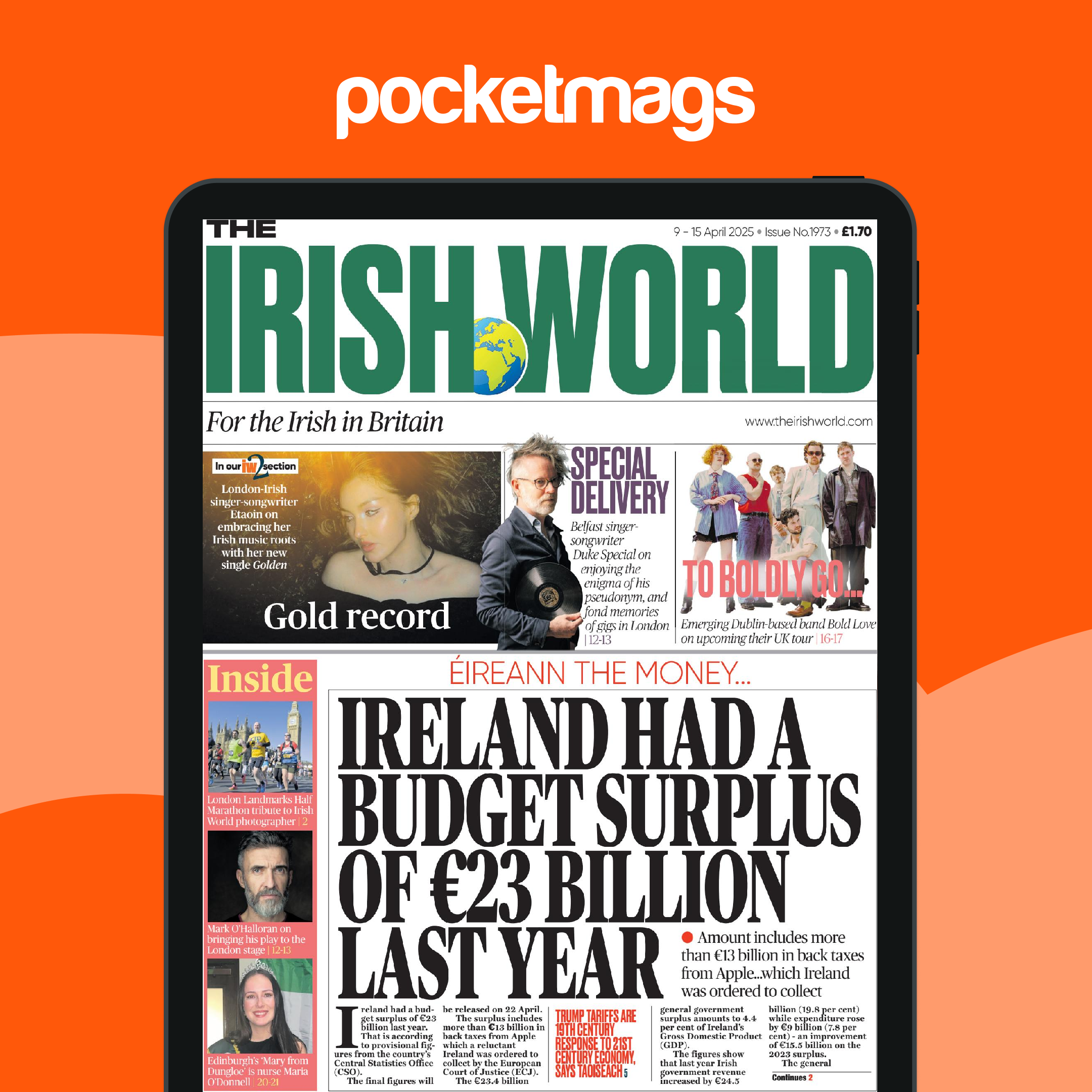 Irish World Magazine - 1973 Back Issue